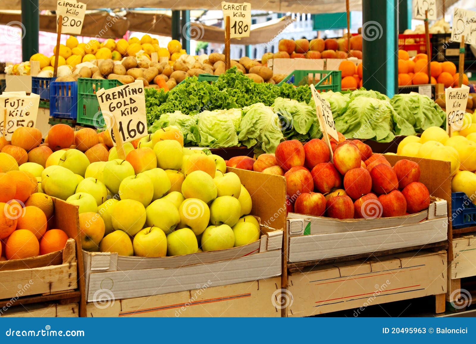 Fruits market stock image. Image of fresh, food, fruits - 20495963