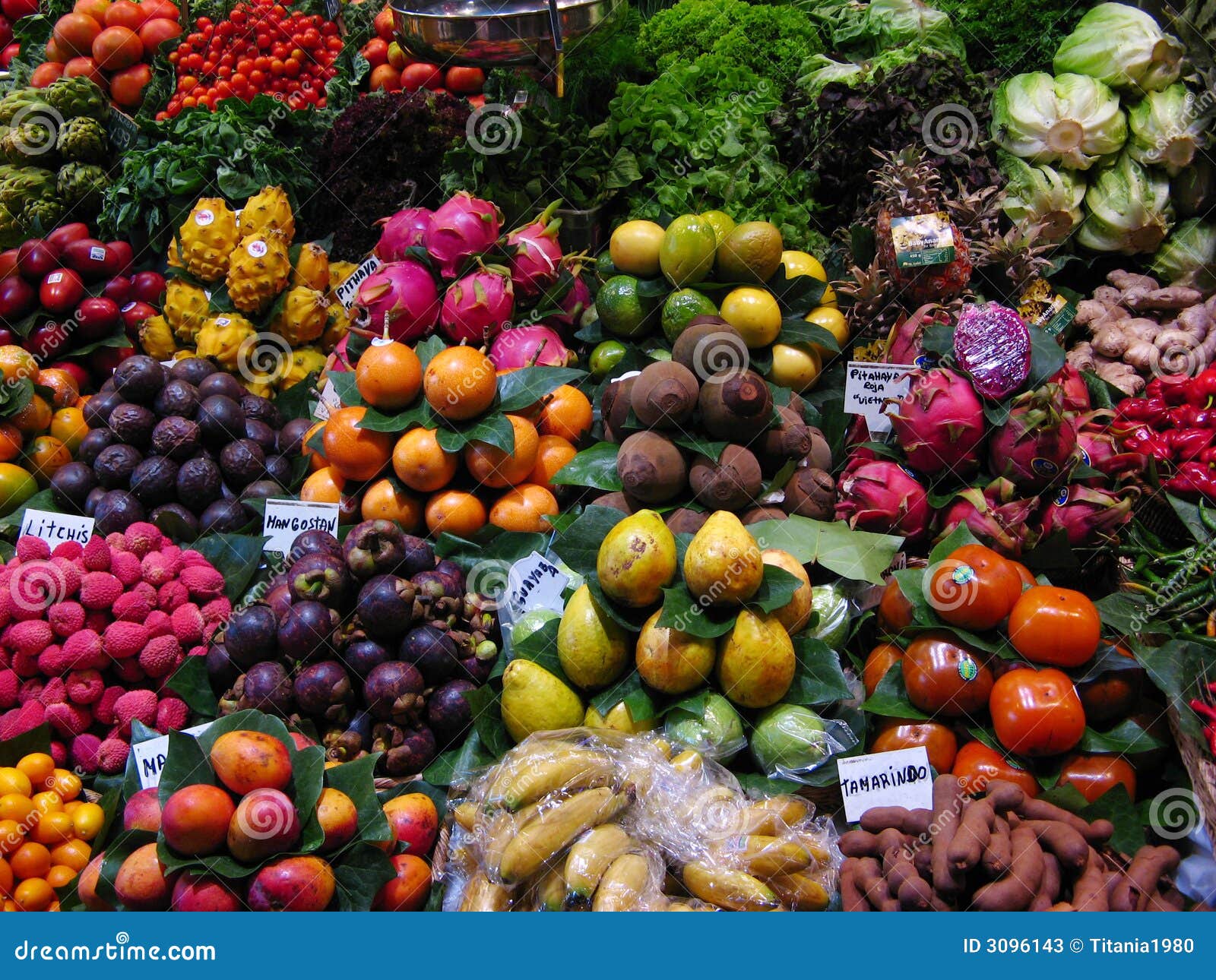 Fruits in the market stock image. Image of food, tasty - 3096143