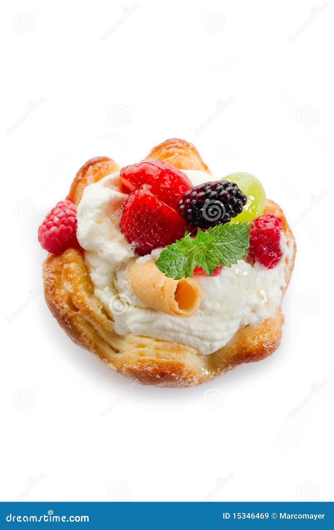 Fruits pastry stock image. Image of catering, ornate - 15346469