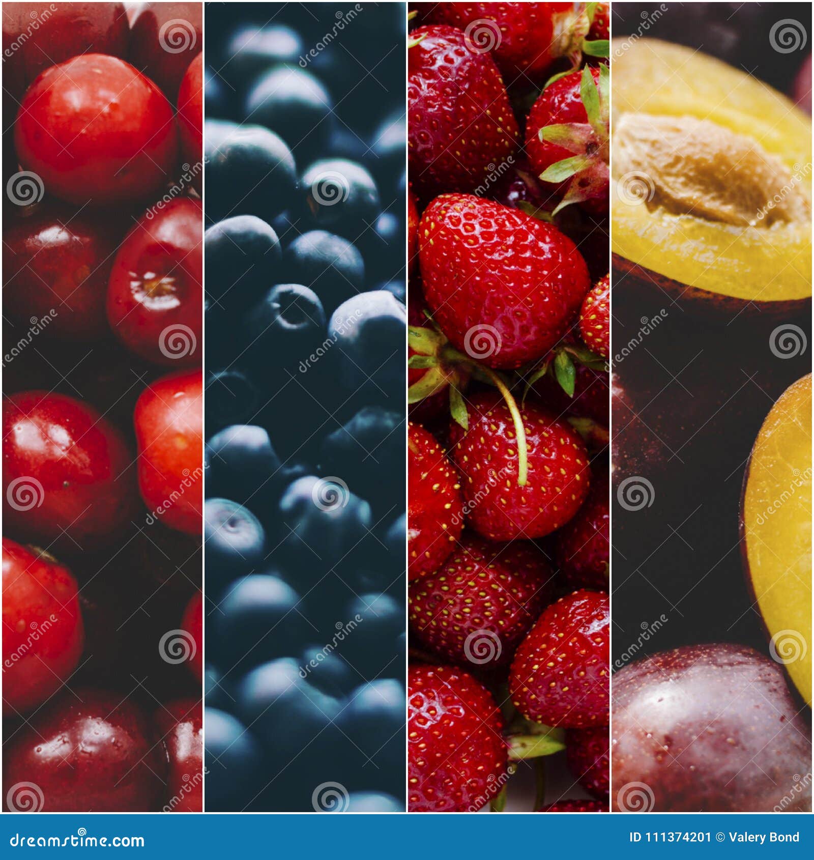Fruits Photo Collage stock image. Image of fresh, exotic - 111374201