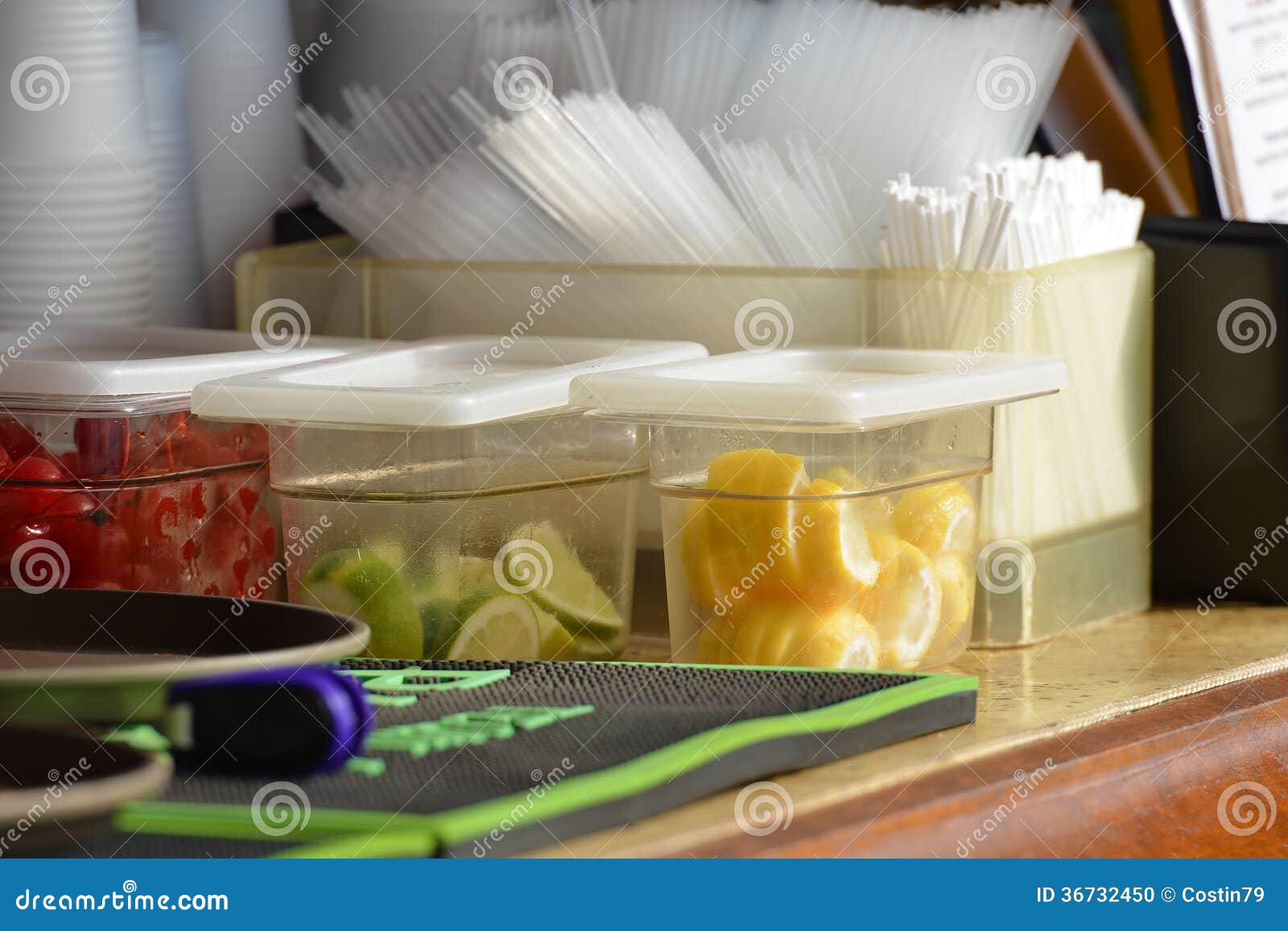 Fruits in Plastic Container Stock Photo - Image of healthy, yellow ...