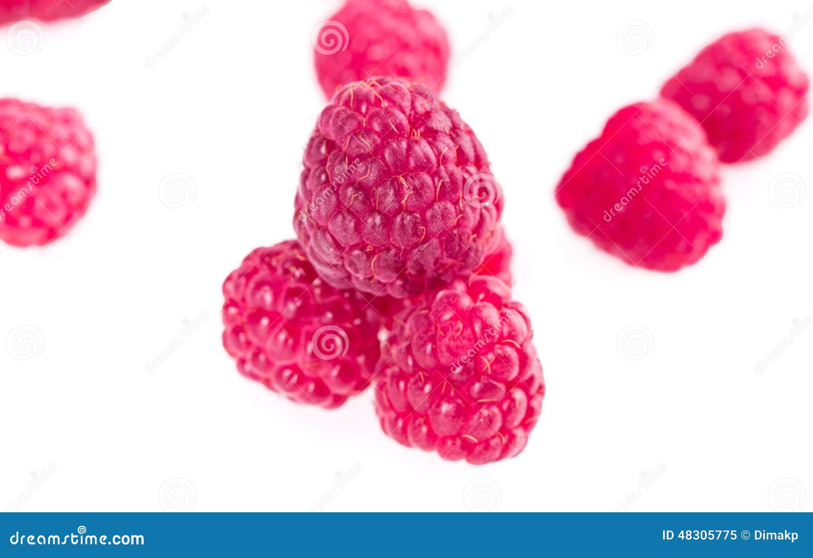 Fruits of raspberry stock image. Image of healthy, nature - 48305775