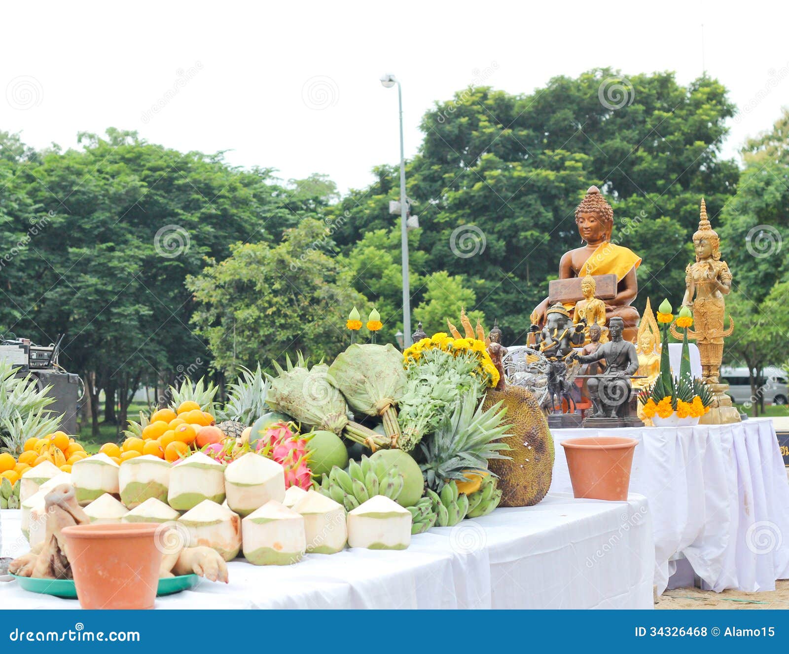Fruits of Ritual sacrifice stock photo. Image of year - 34326468