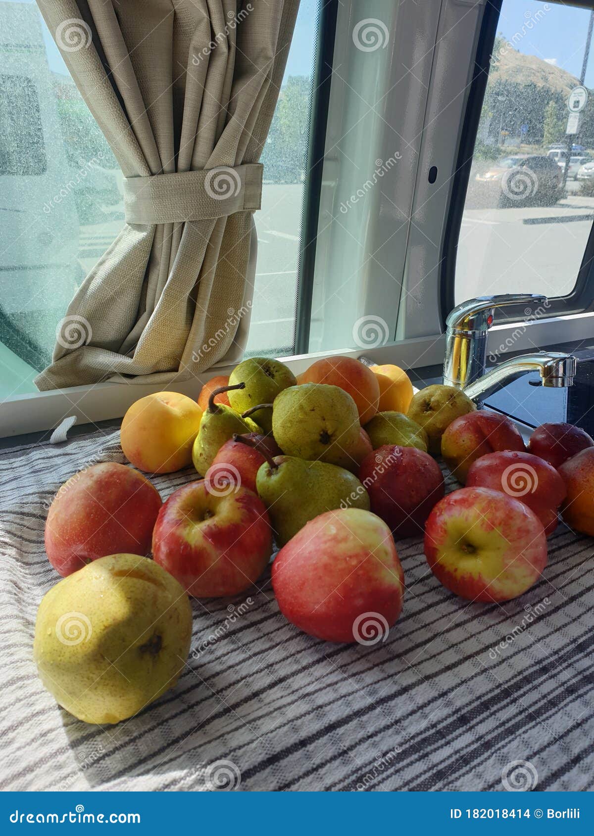 Fruits in RV kitchenn stock photo. Image of healthy - 182018414