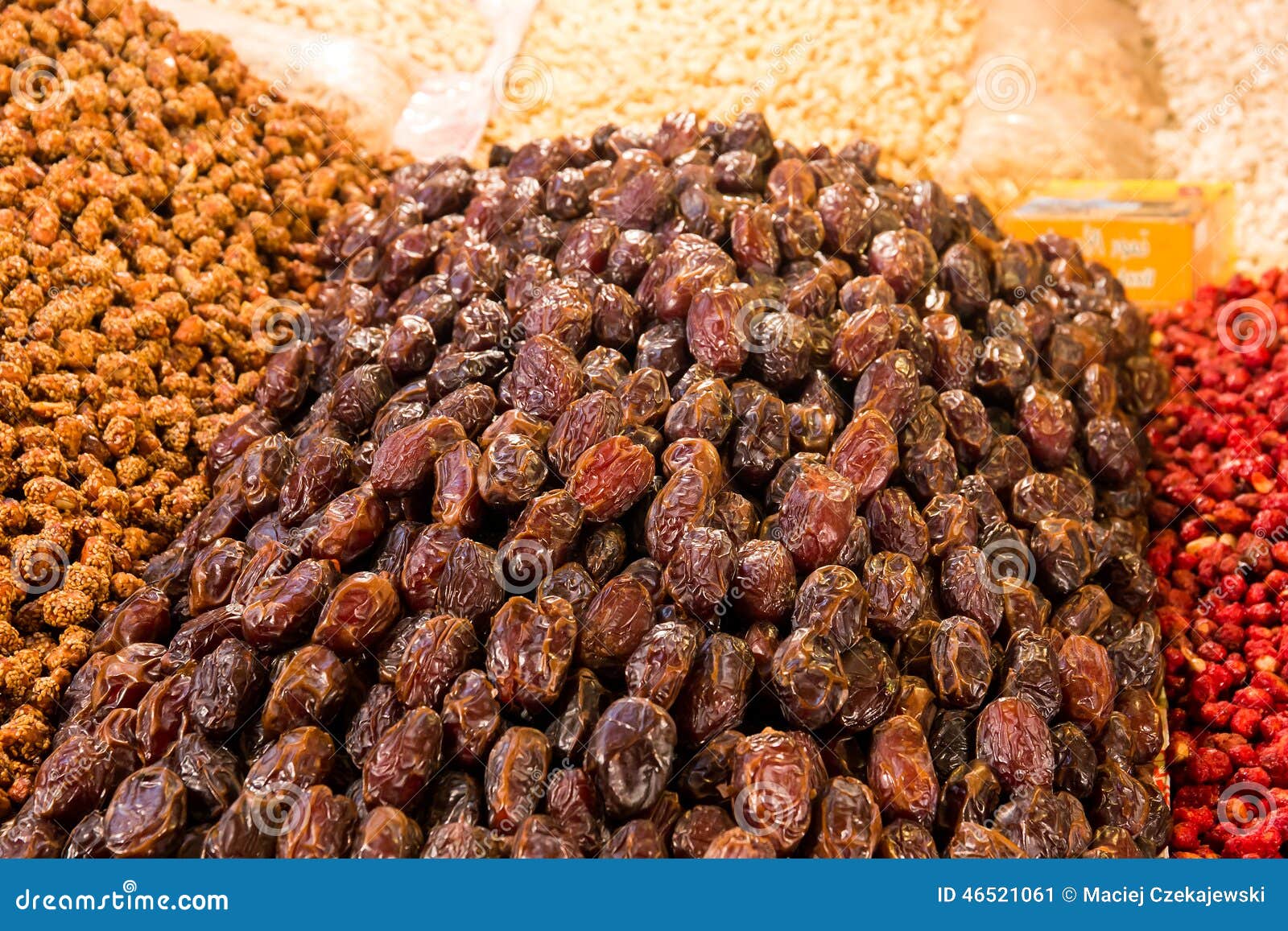 Fruits secs au Maroc image stock. Image du marocain, arabe - 46521061