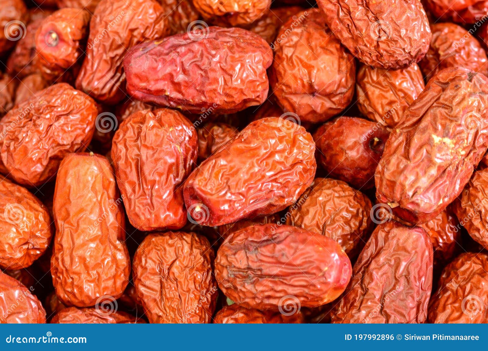 Fruits Secs Chinois Dattes Rouges Jujube Rouge Photo stock - Image du ...