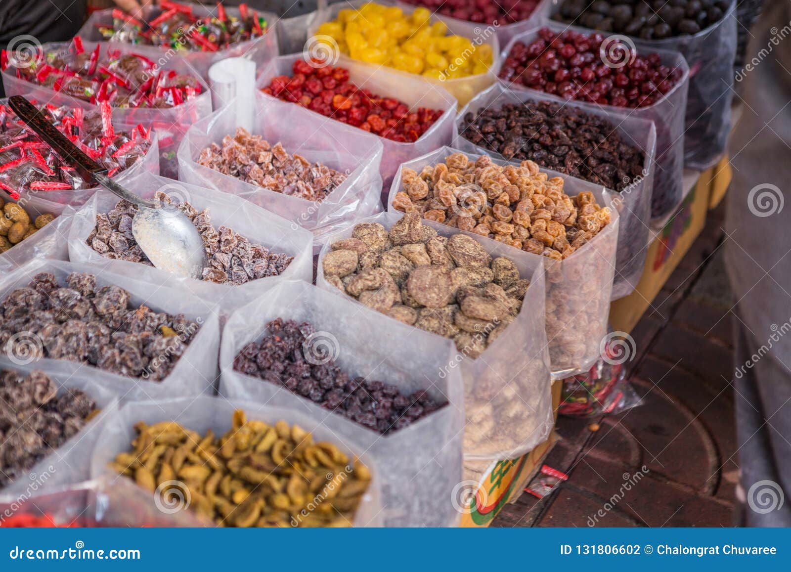 Fruits Secs Du Chinois Chez Chinatown Photo stock - Image of cuisine ...