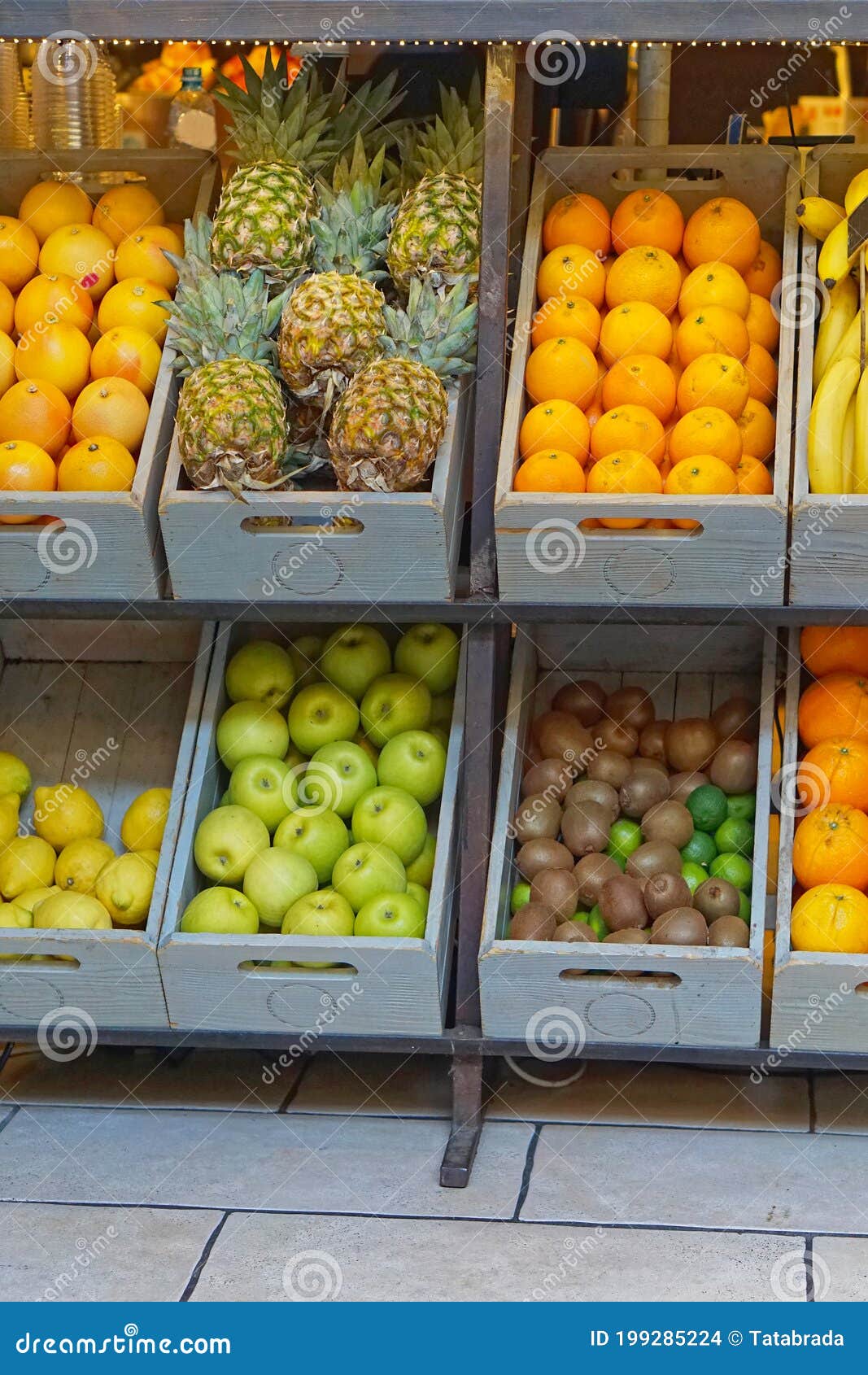 Fruits shop stock photo. Image of fruit, fruits, lemon - 199285224
