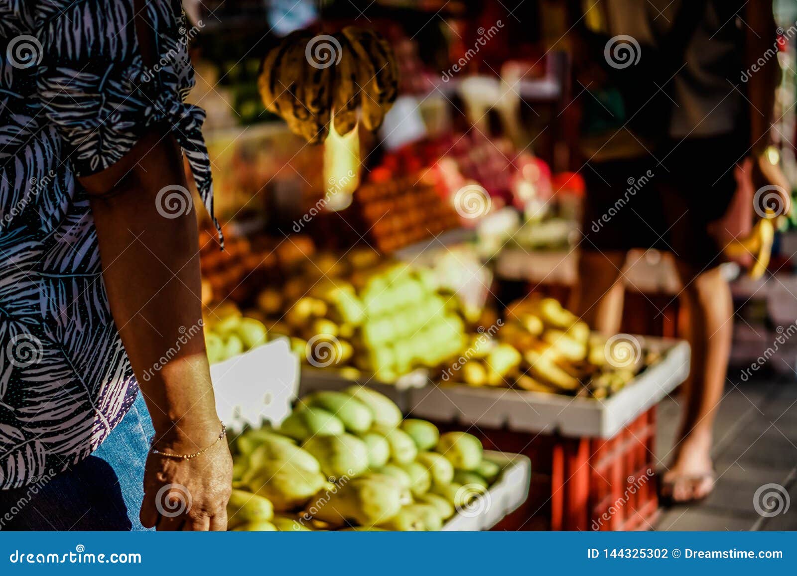 Fruits Sold on the Street Market Stock Photo - Image of vendor, shop ...