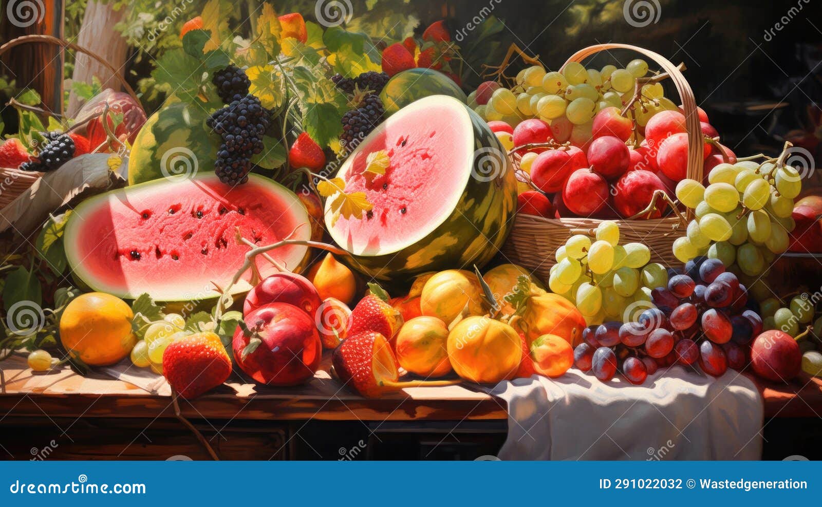 Colorful Fruits on Desk, a Vibrant and Healthy Workspace Adornment ...