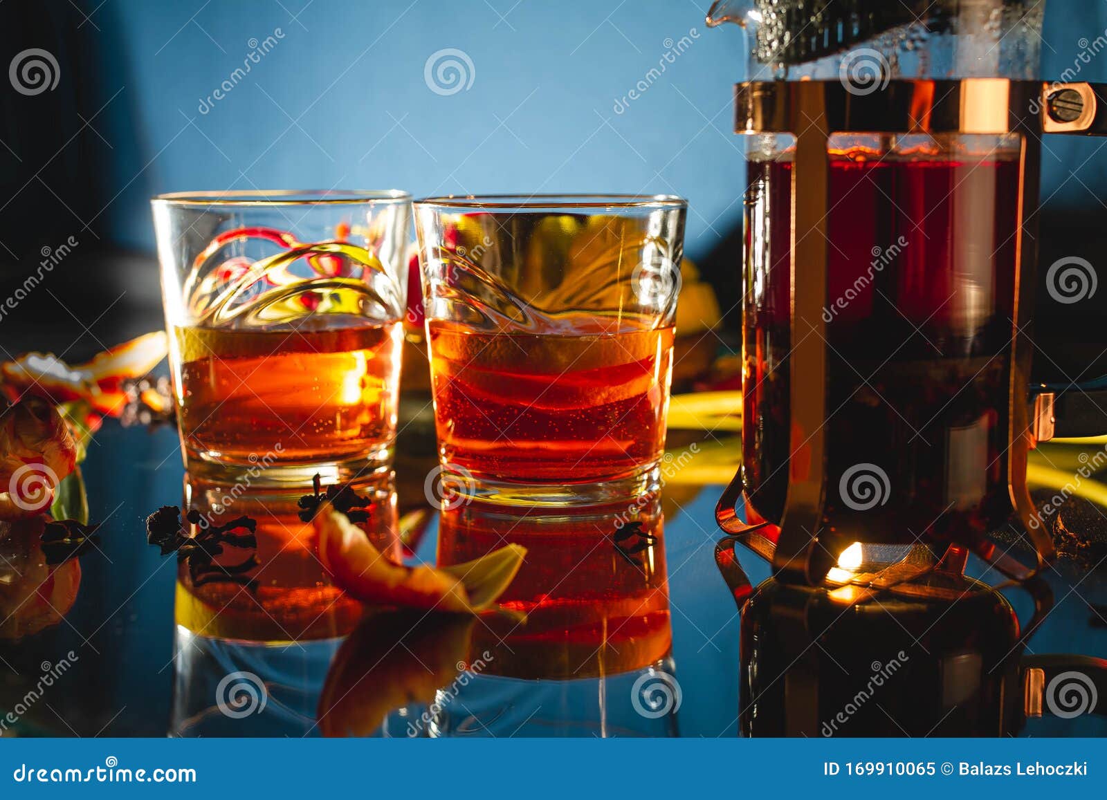 Fruits tea time stock image. Image of time, drinks, fruit - 169910065