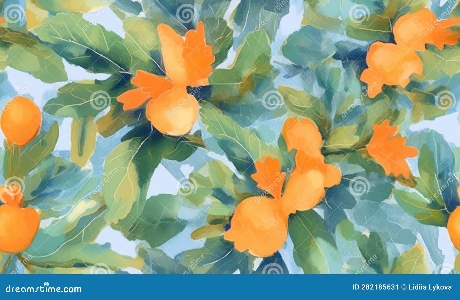 Fruits Textured Wallpaper. Creative Summer Seamless Surface Pattern ...