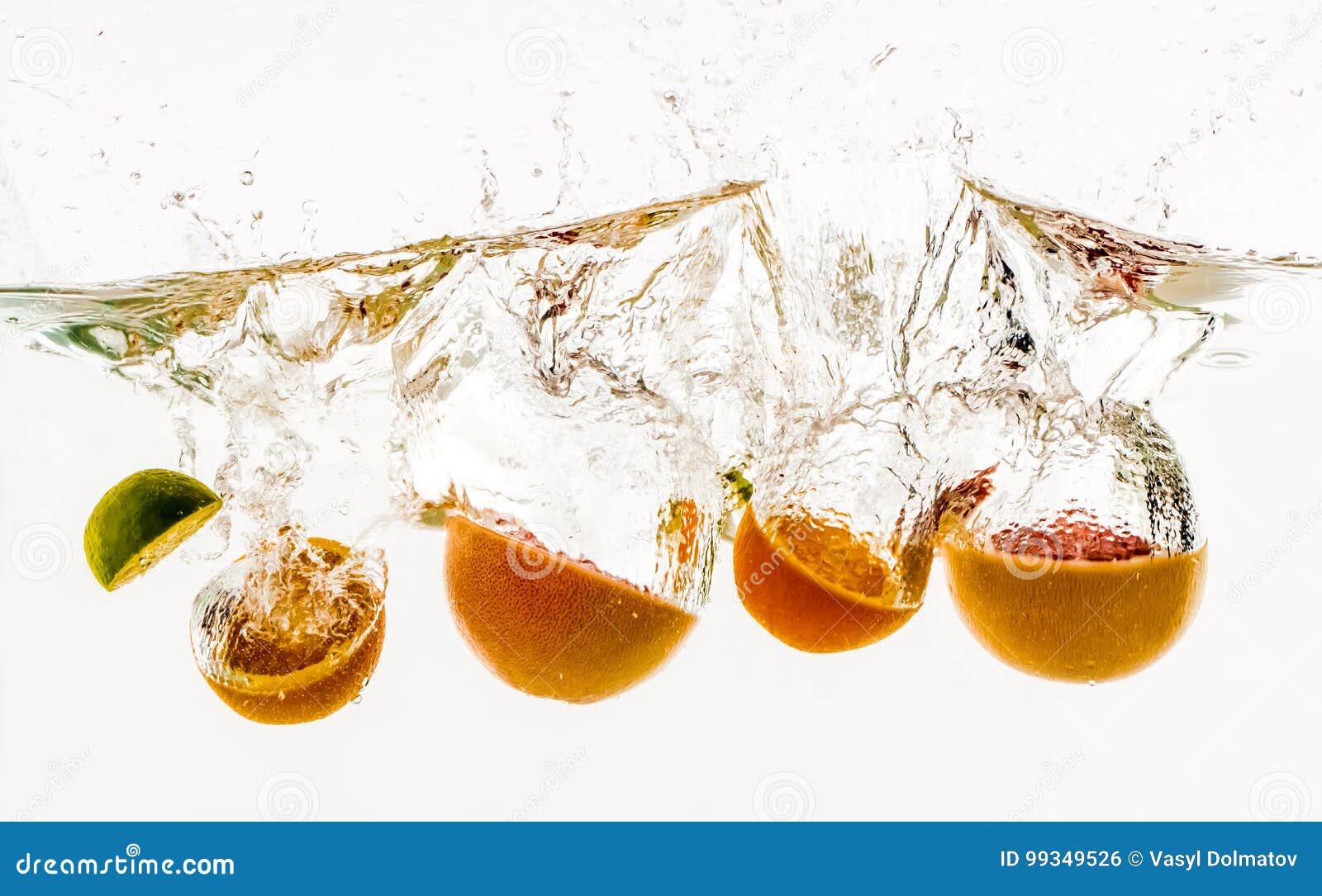 Fruits Throwing Into The Water Royalty-Free Stock Photography ...