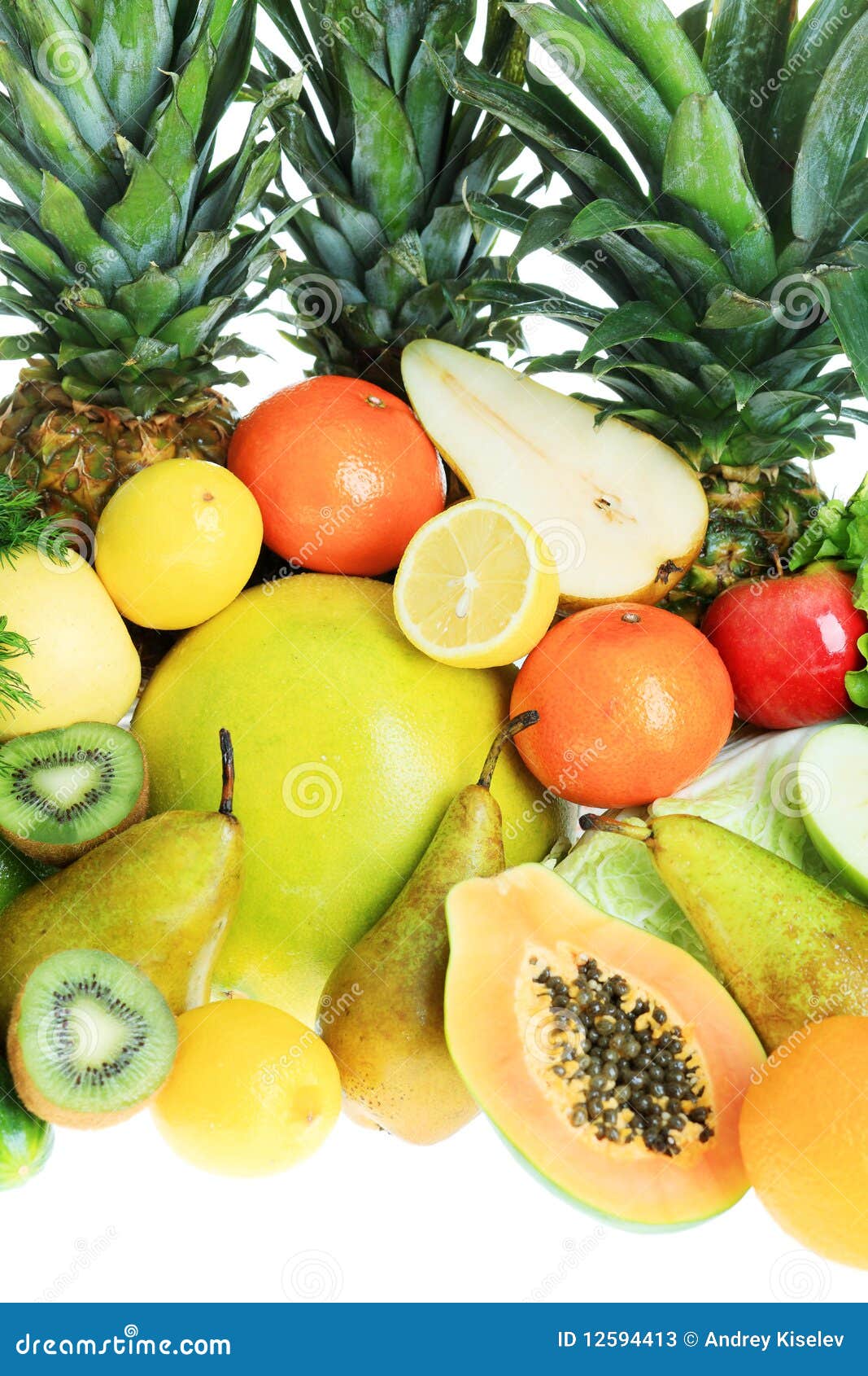 Fruits tropicaux image stock. Image du collecte, dégraissé - 12594413