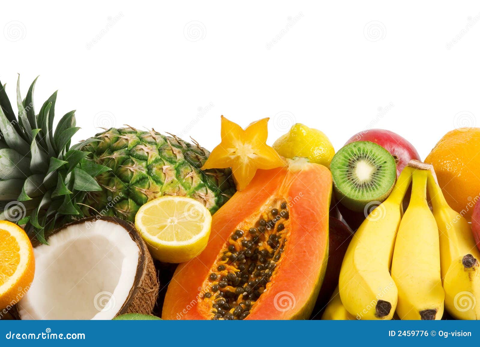 Fruits tropicaux photo stock. Image du doux, mangue, banane - 2459776