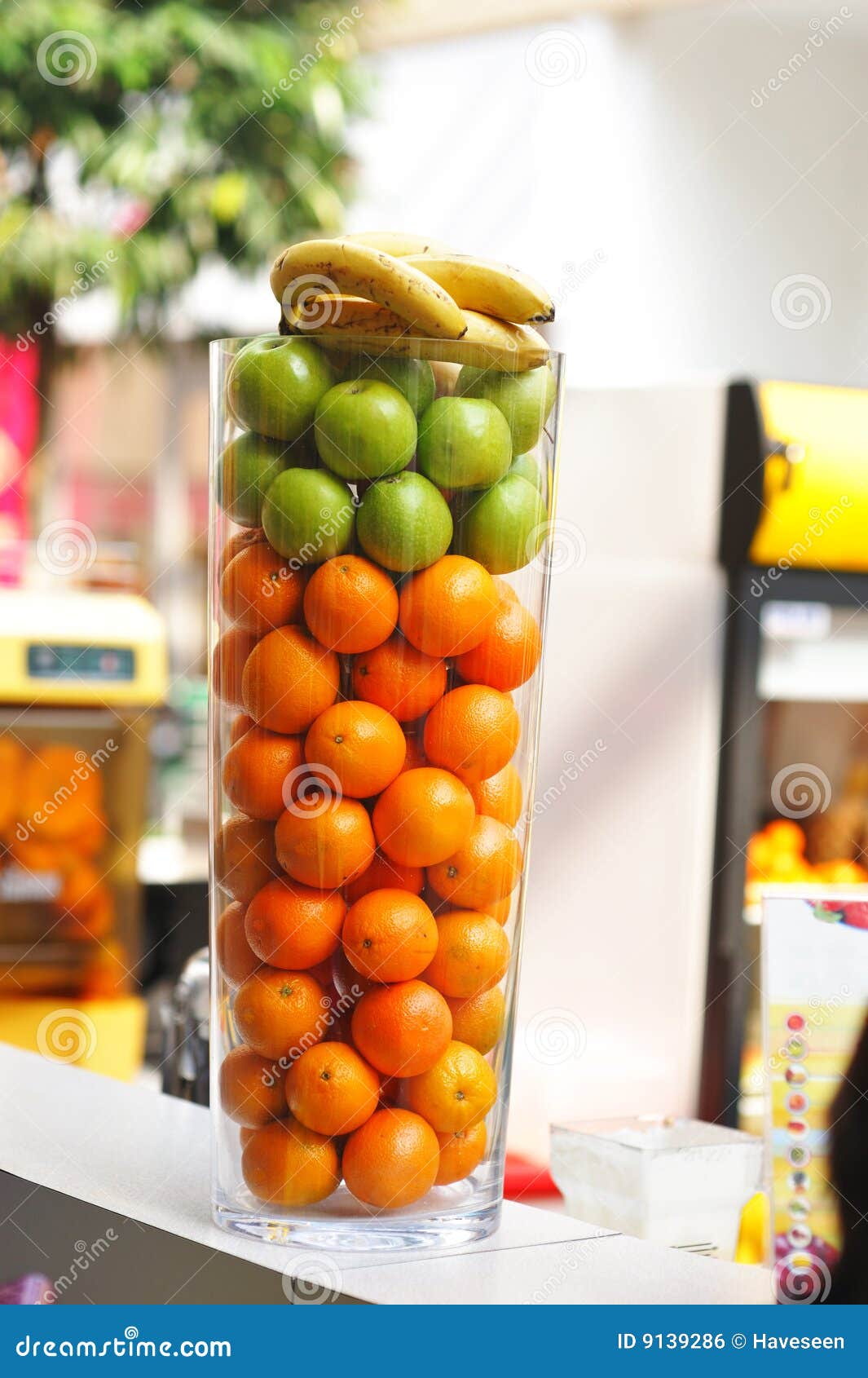 Fruits in tube stock photo. Image of banana, tube, groceries - 9139286
