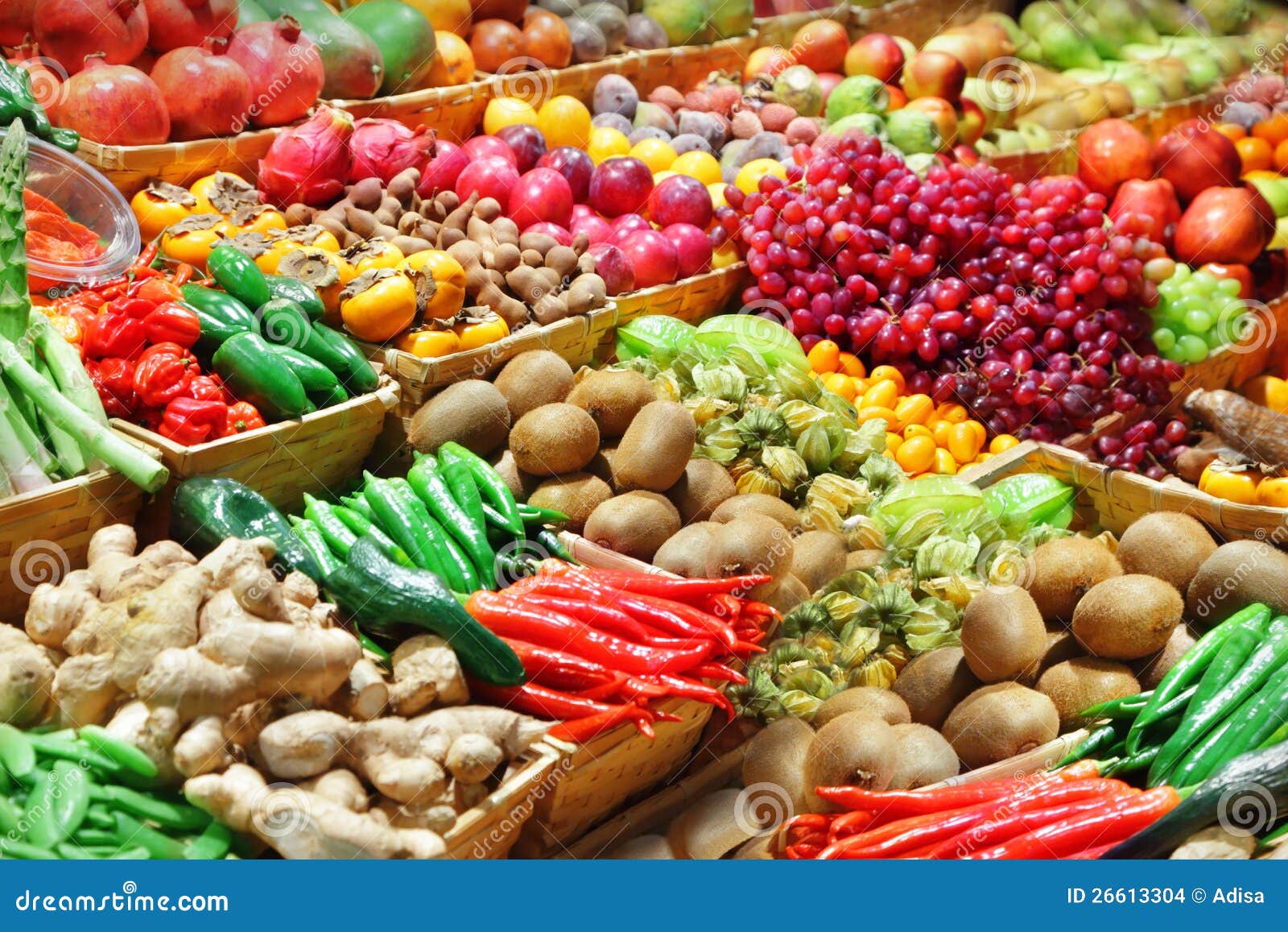 Fruits and vegetables stock photo. Image of farm, fruits - 26613304