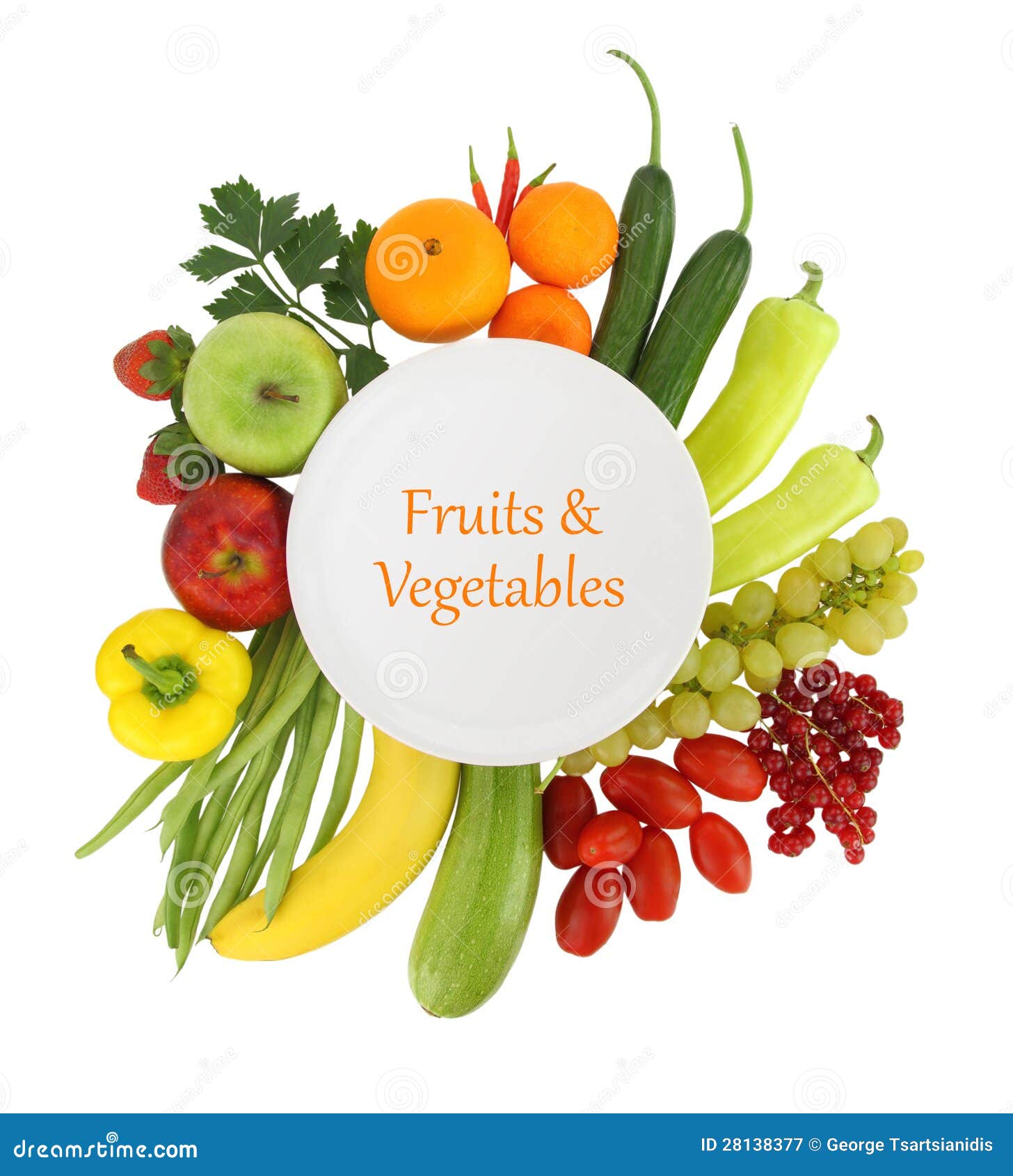 Fruits and Vegetables Around it Stock Image - Image of celery ...