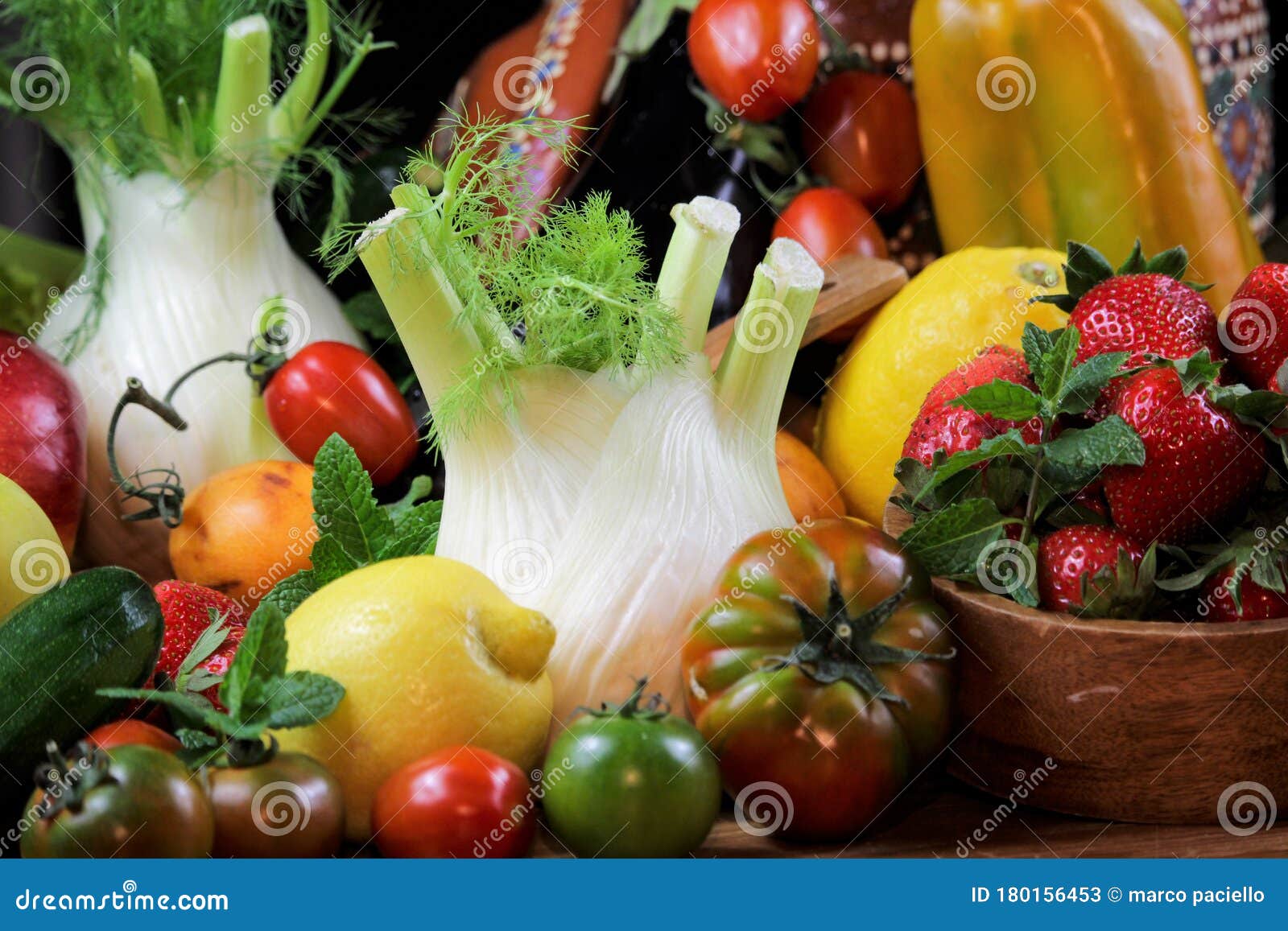 Colors Shaped of Fruit and Vegetables Stock Image - Image of green ...