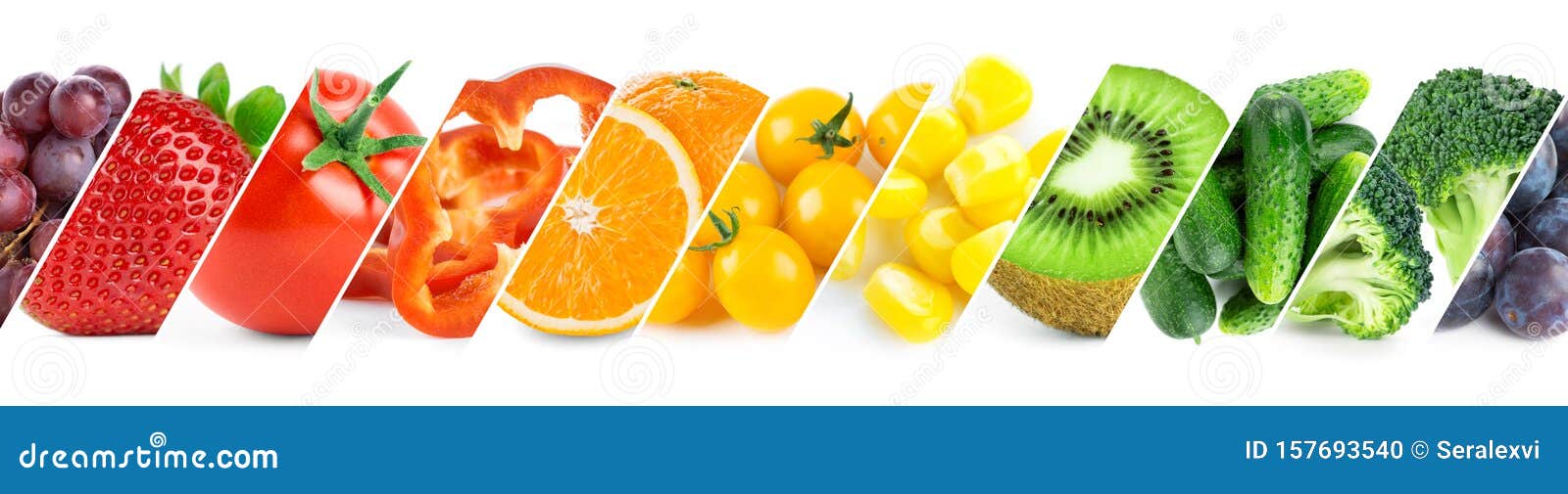 Fruits and Vegetables. Fresh Ripe Food Stock Photo - Image of group ...