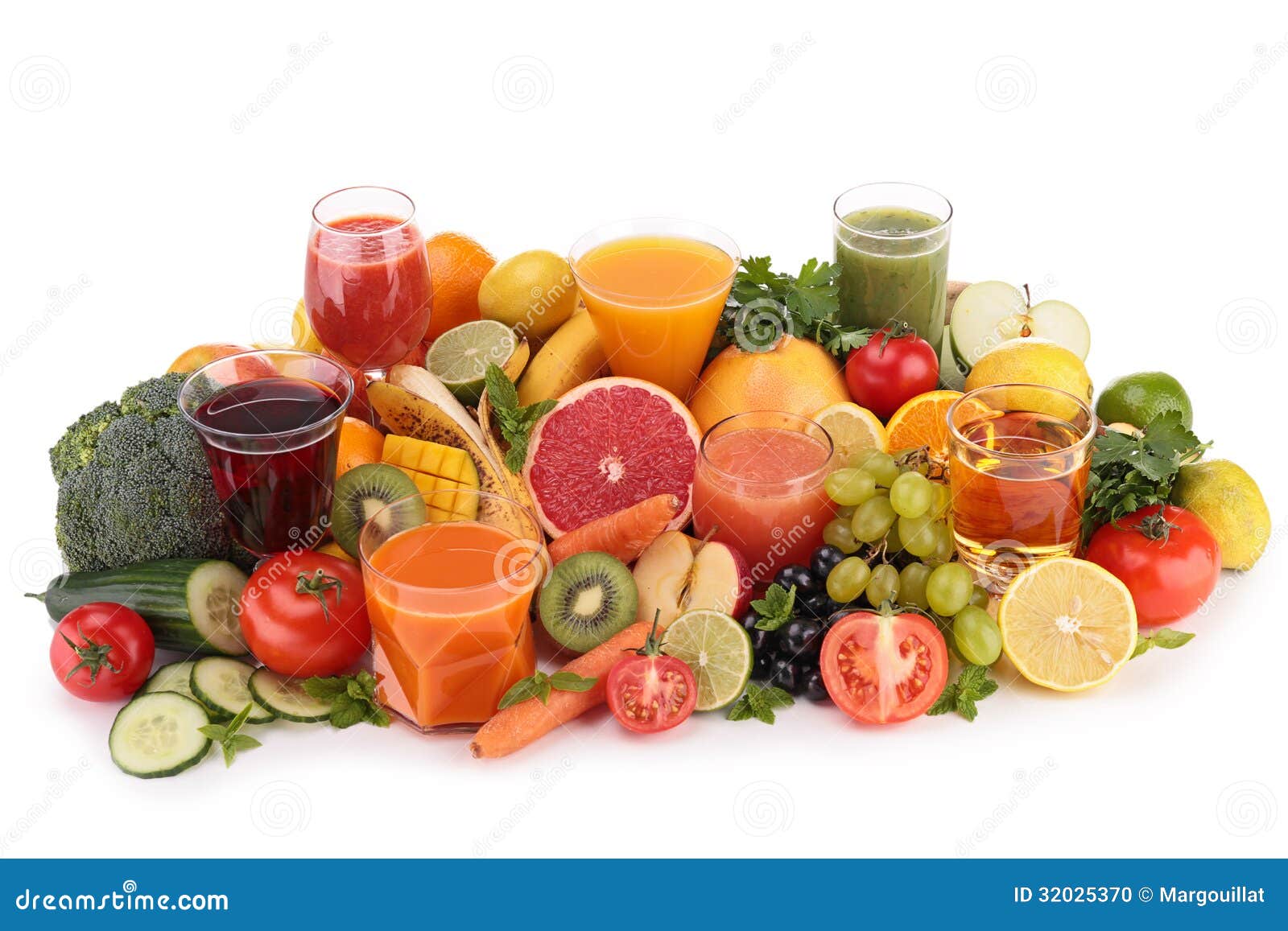 Fruits and Vegetables Juice Stock Photo - Image of glass, citrus: 32025370