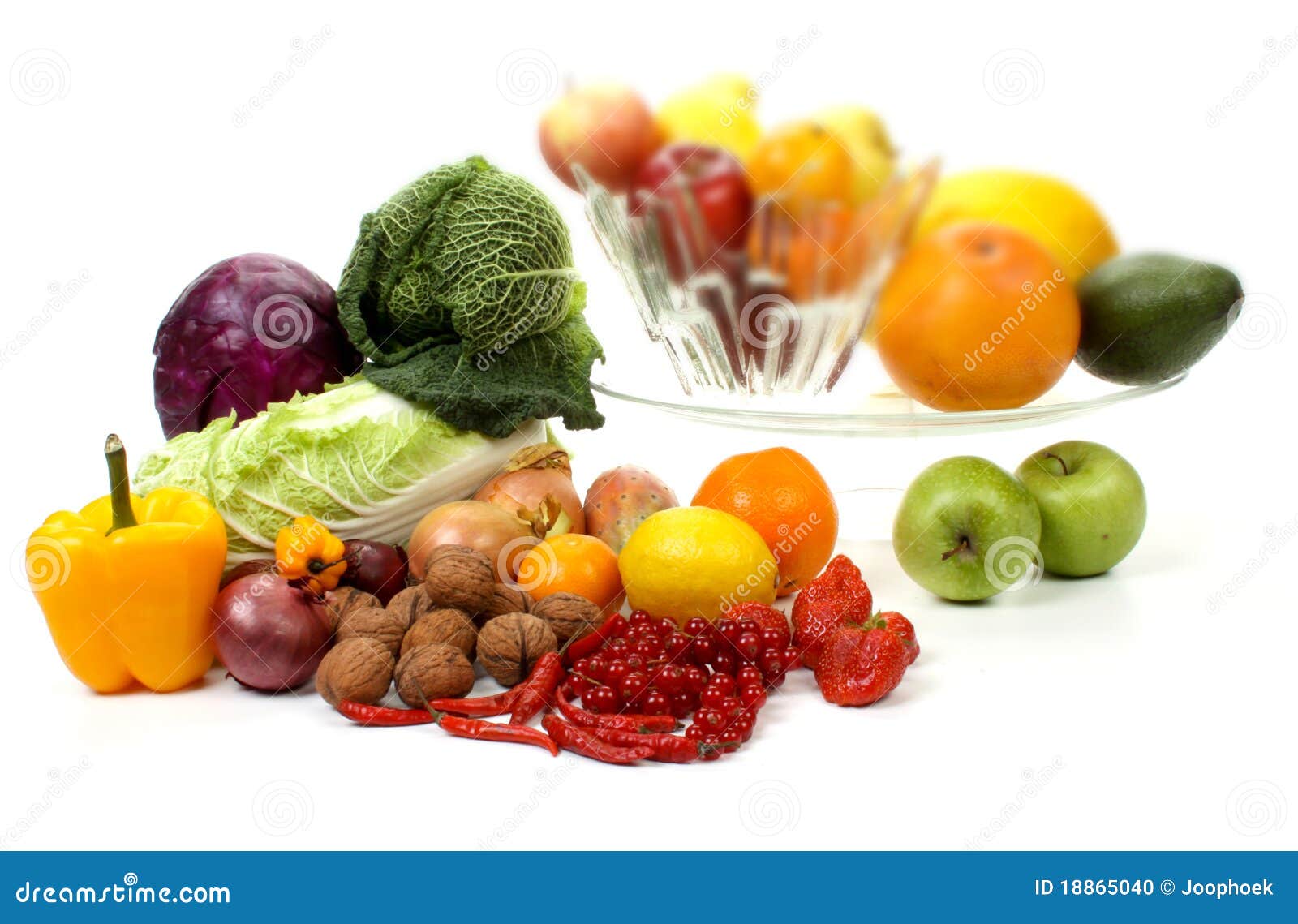 Fruits and Vegetables, with Shallow Focus Stock Photo - Image of berry ...