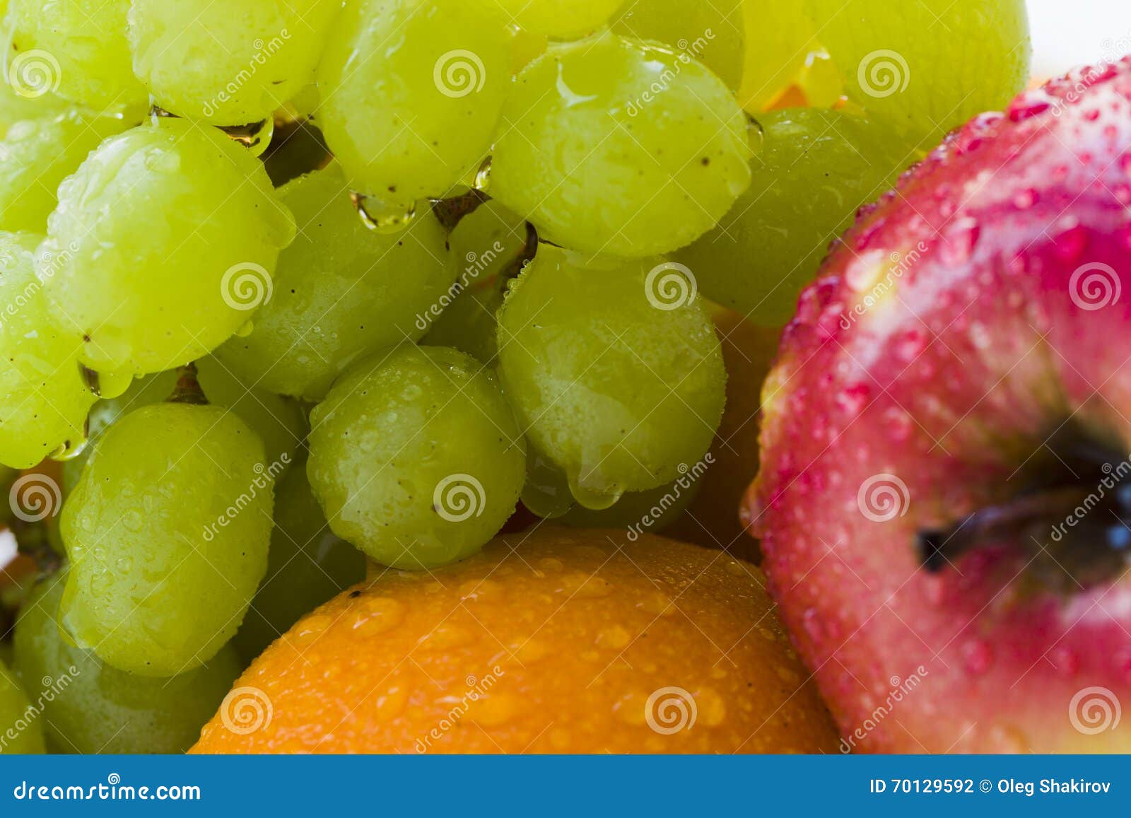 Fruits with water drops stock photo. Image of dessert - 70129592