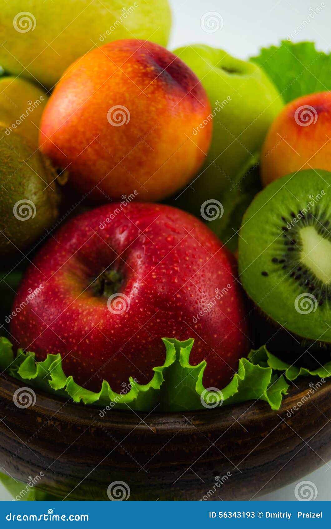 Fruits on a White Background Stock Image - Image of fruit, healthy ...