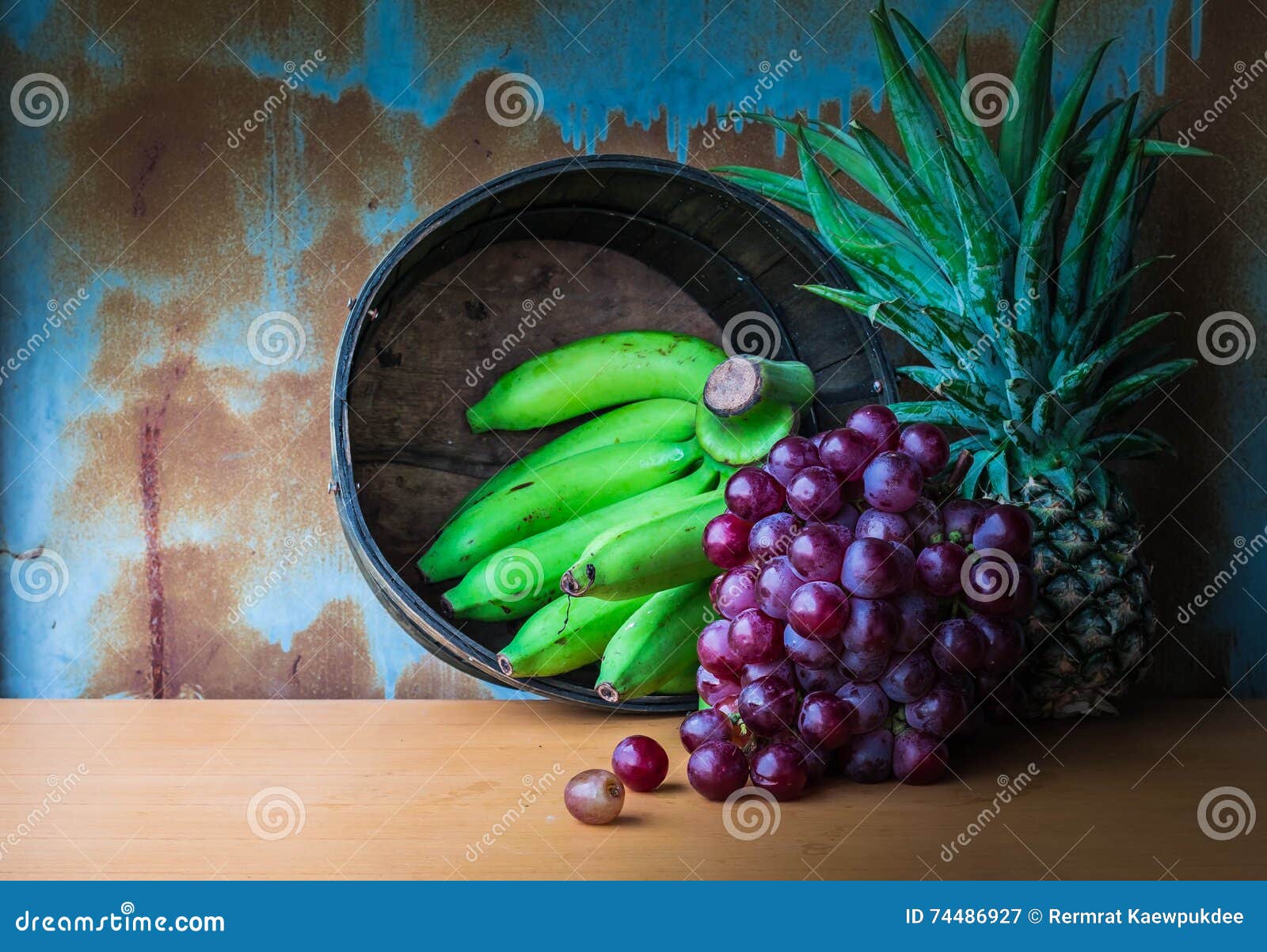 Fruits on wood. stock image. Image of diet, board, healthy - 74486927