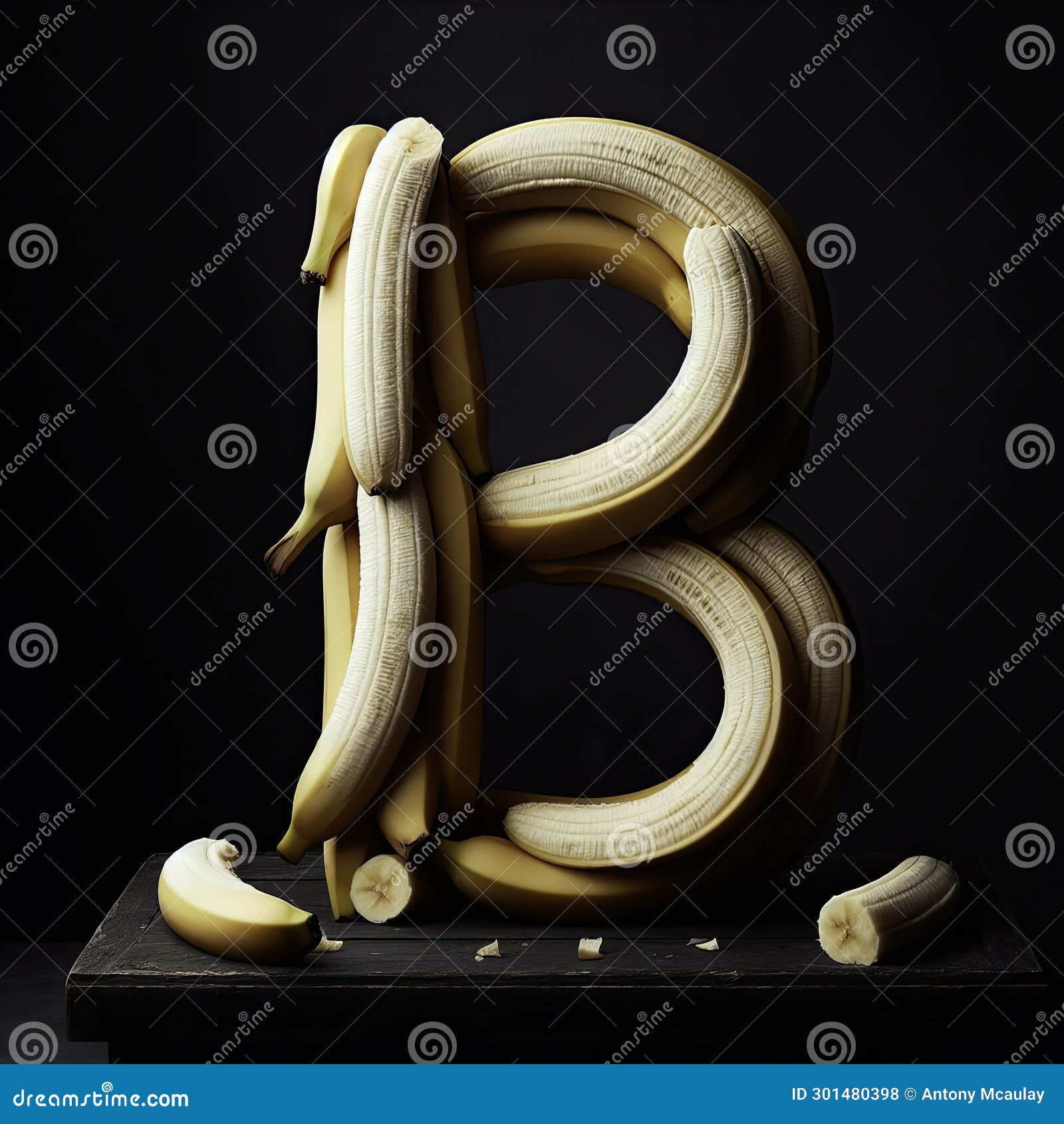 Fruity Letter B stock illustration. Illustration of potassium - 301480398