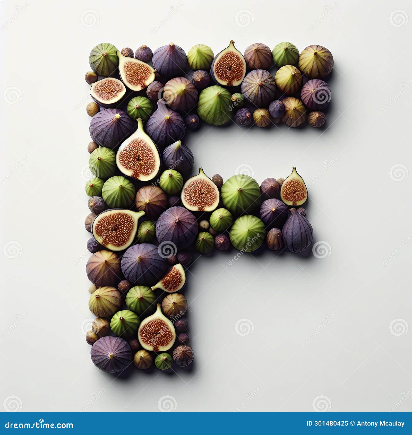 Fruity Letter F stock illustration. Illustration of vegetarian - 301480425