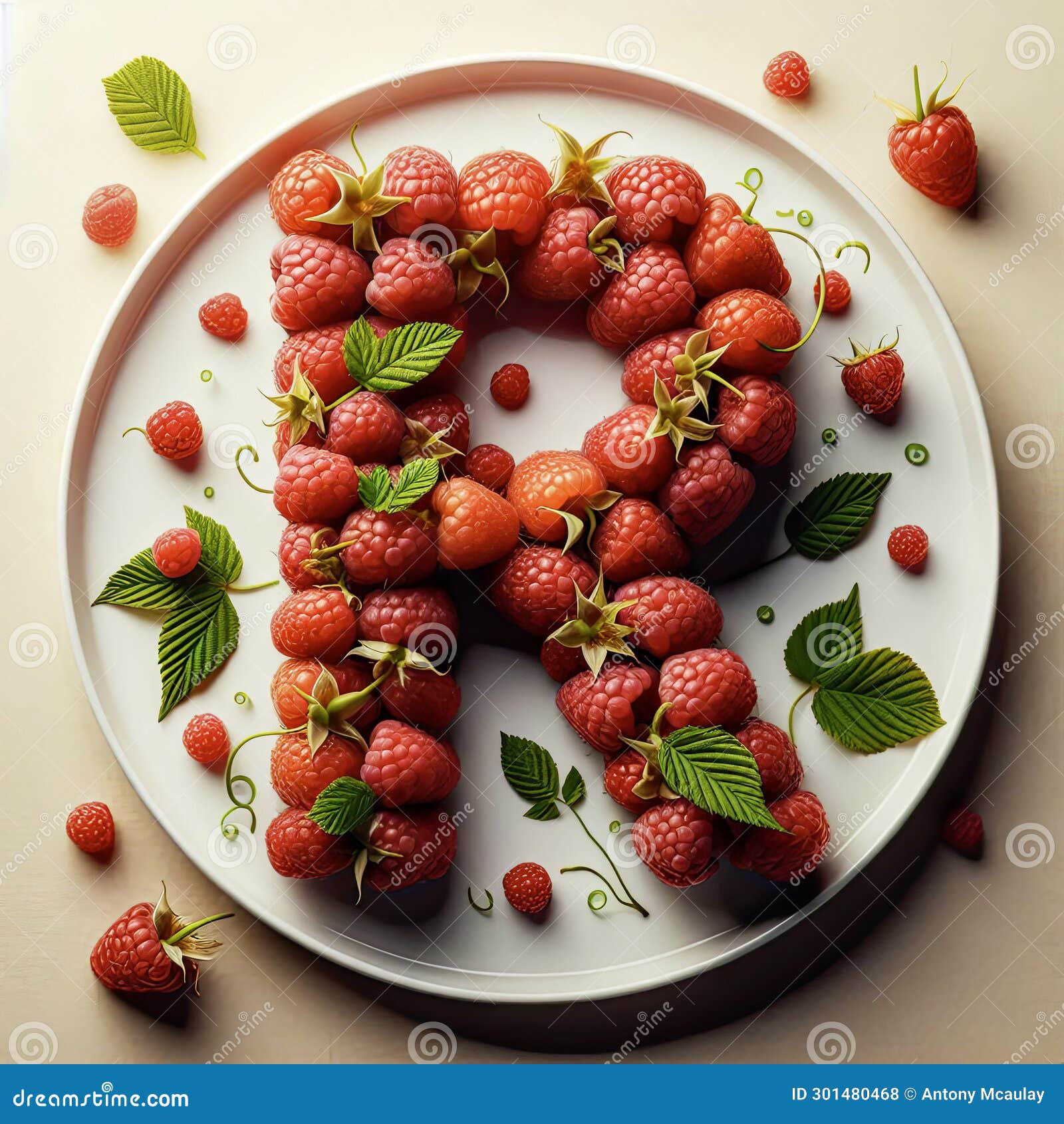 Fruity Letter R stock illustration. Illustration of teaching - 301480468