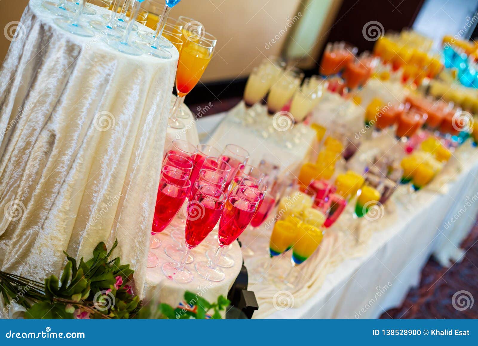 Mocktail Display at Wedding Stock Photo - Image of freshness, beverage ...