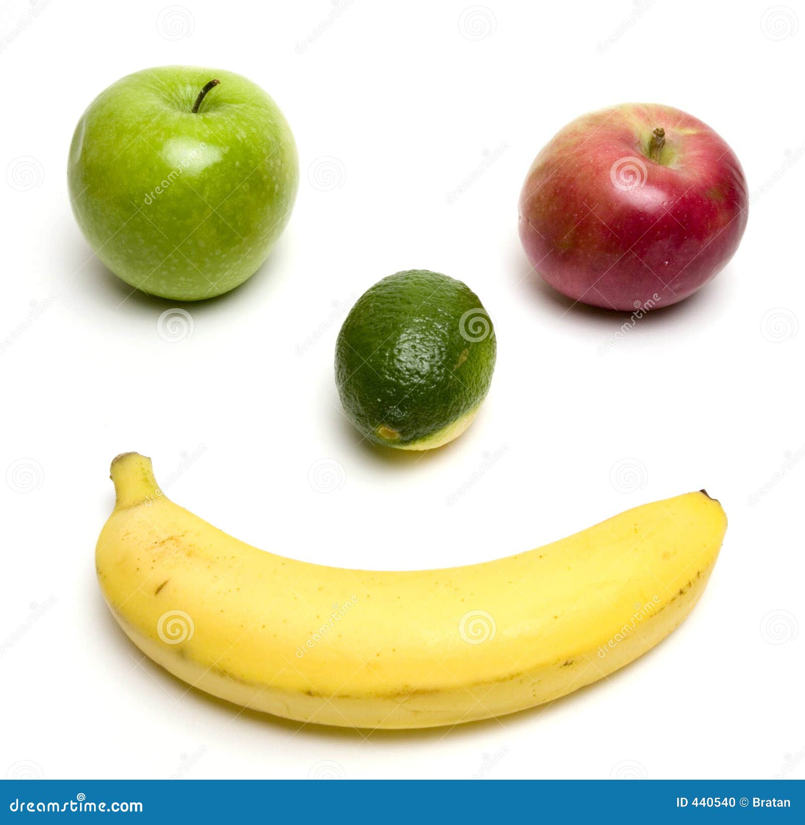 Fruity smile stock photo. Image of banana, smile, isolated - 440540