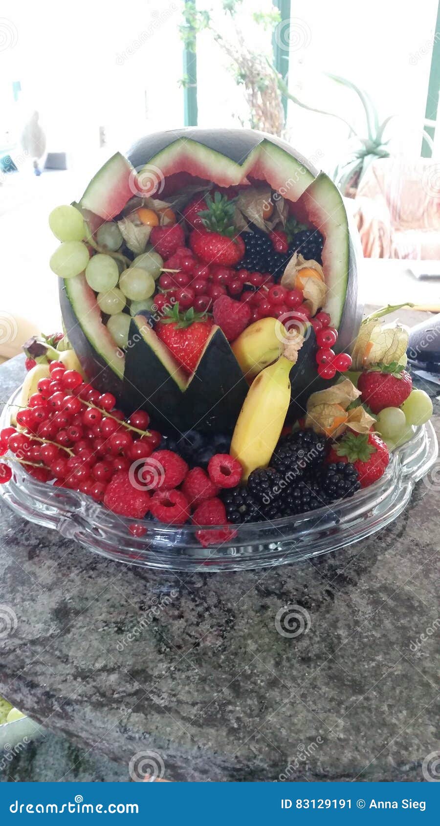 Fruity Watermelon stock image. Image of watermelon, strawberry - 83129191