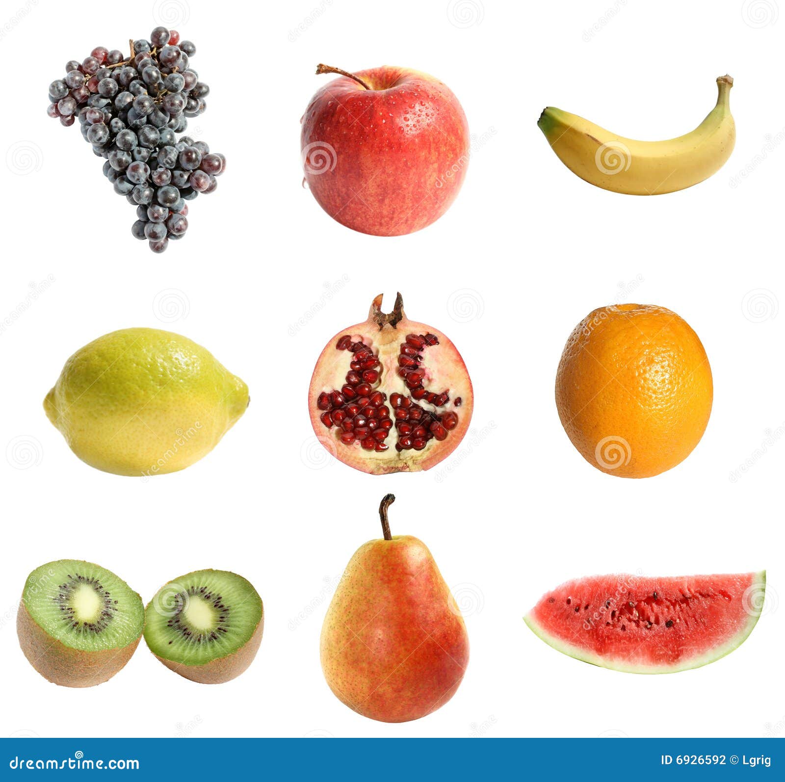 Frukt arkivfoto. Bild av isolerat, granatäpple, banta - 6926592