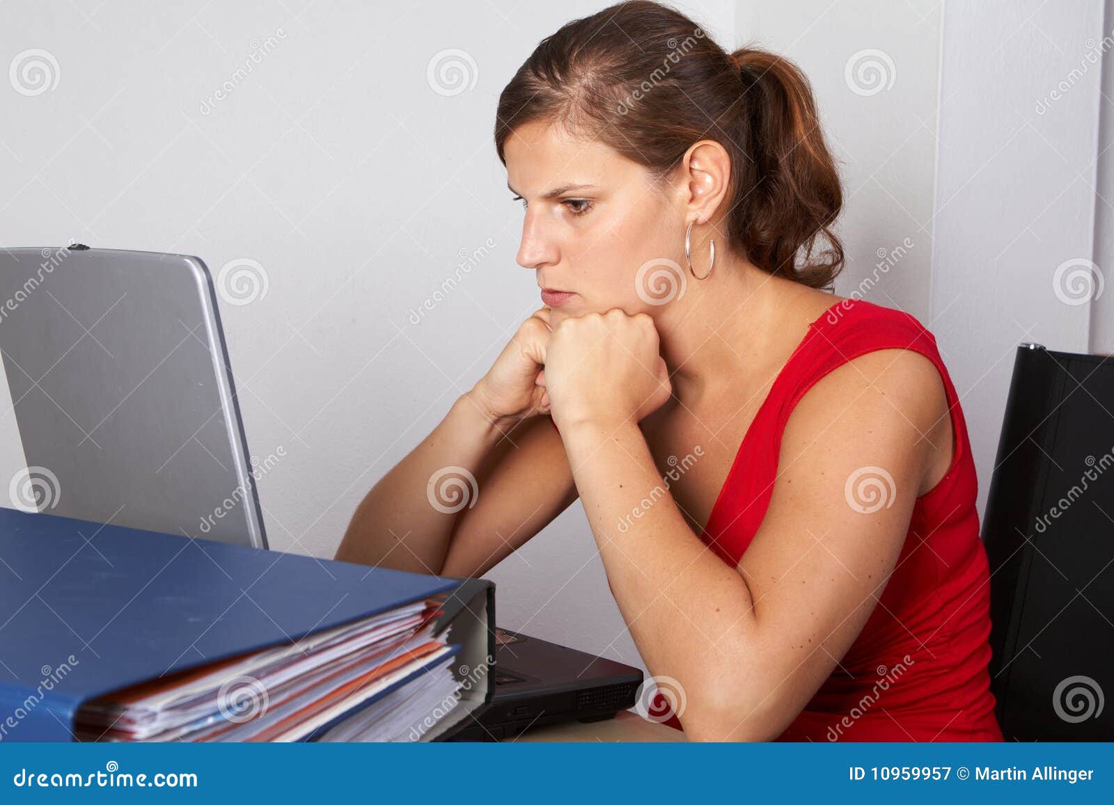 Frustrated stock image. Image of modern, lady, caucasian - 10959957