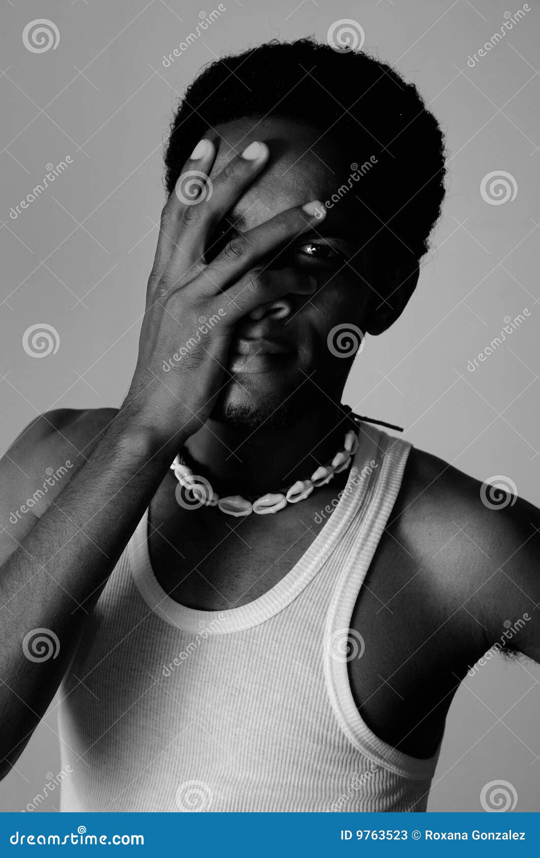 Frustrated African Man Portrait Stock Image - Image of look, person ...