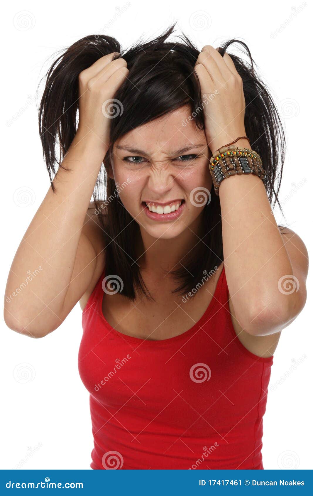 Frustrated, Angry Woman stock image. Image of gesture - 17417461