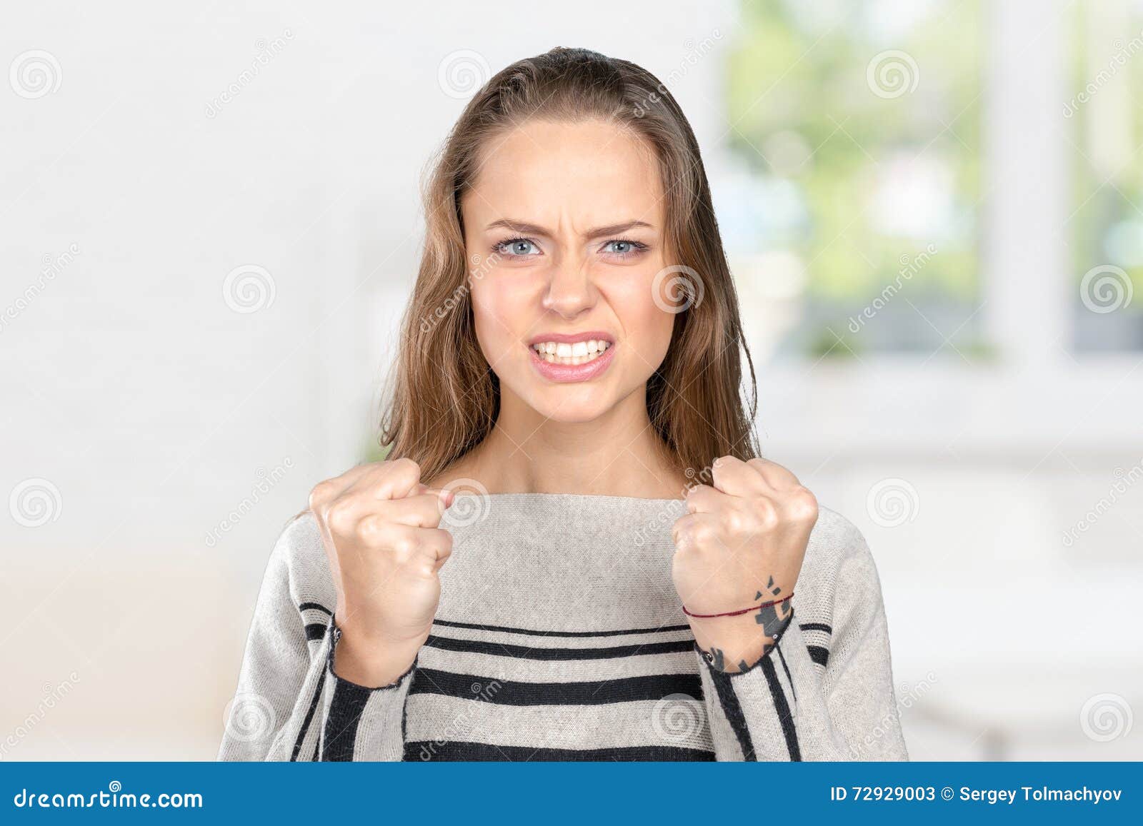 Frustrated angry woman stock image. Image of face, frustration - 72929003
