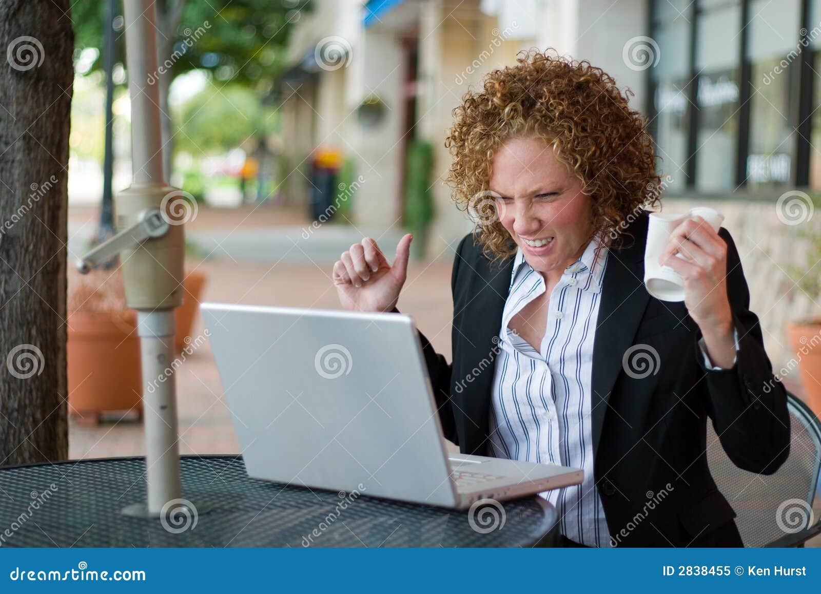 Frustrated Business Woman stock image. Image of achievement - 2838455