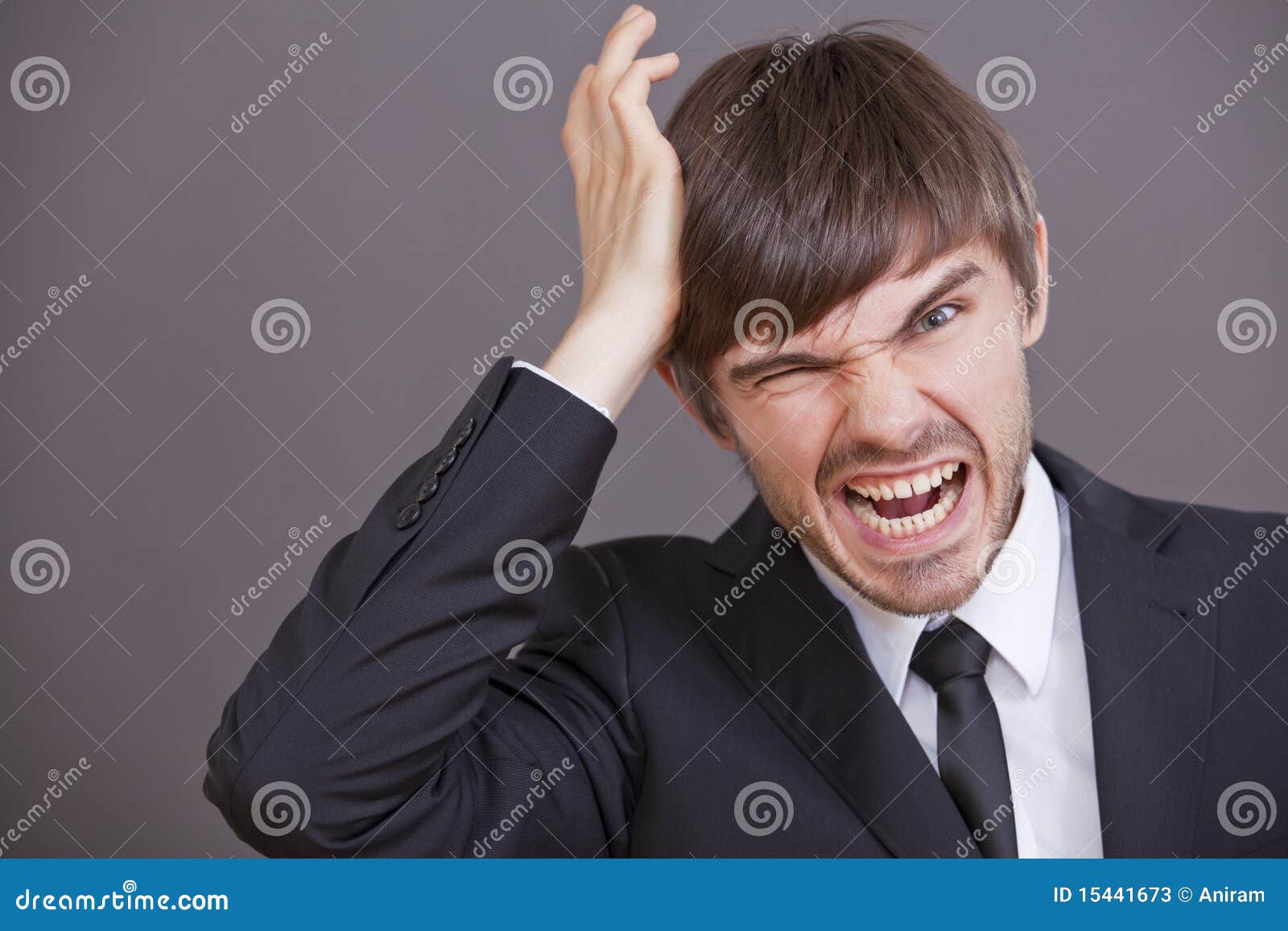 Frustrated businessman stock image. Image of worker, frustrated - 15441673