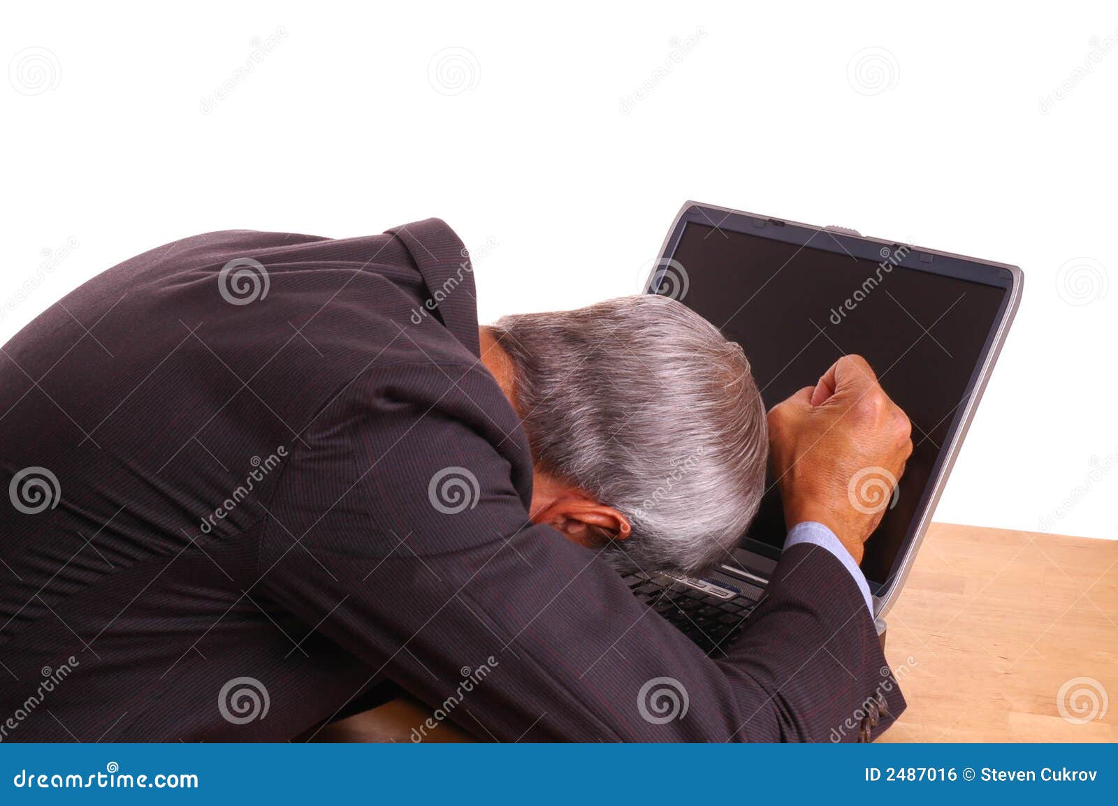 Frustrated businessman stock photo. Image of fist, business - 2487016