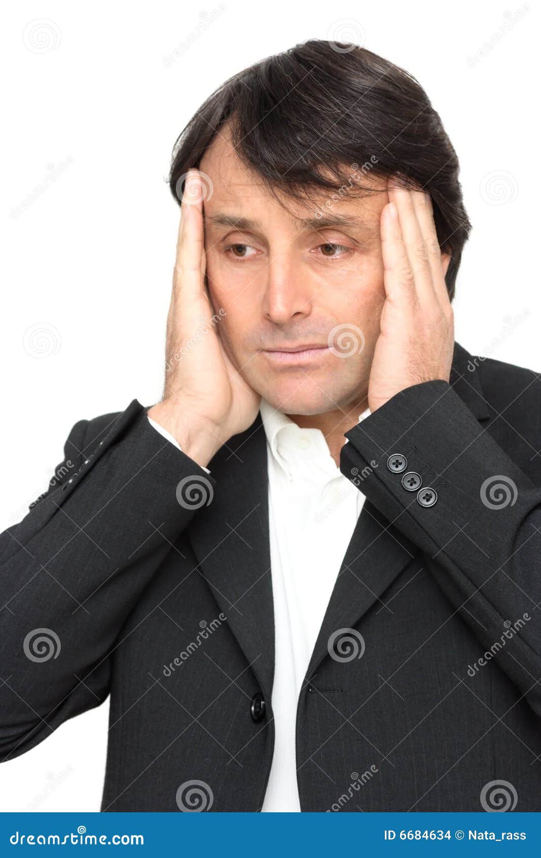 Frustrated businessman stock photo. Image of human, confused - 6684634