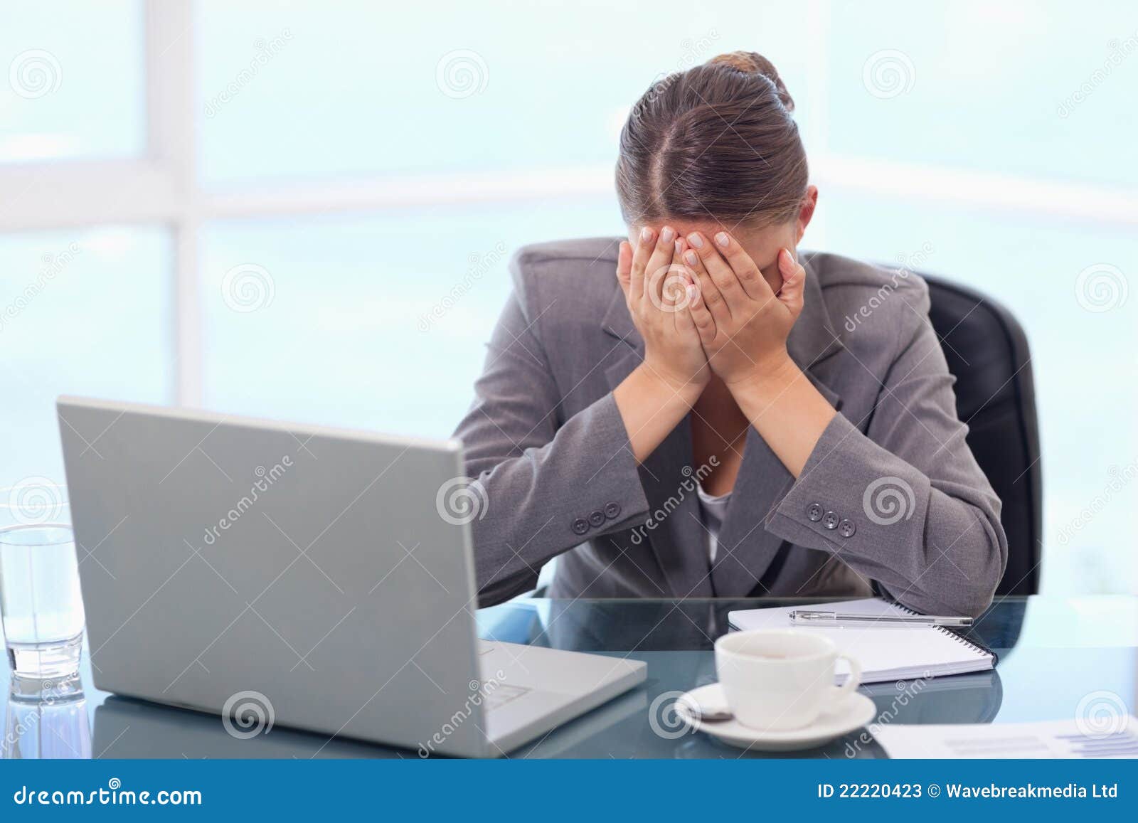 Frustrated Businesswoman Crying Stock Image - Image of 2024 ...
