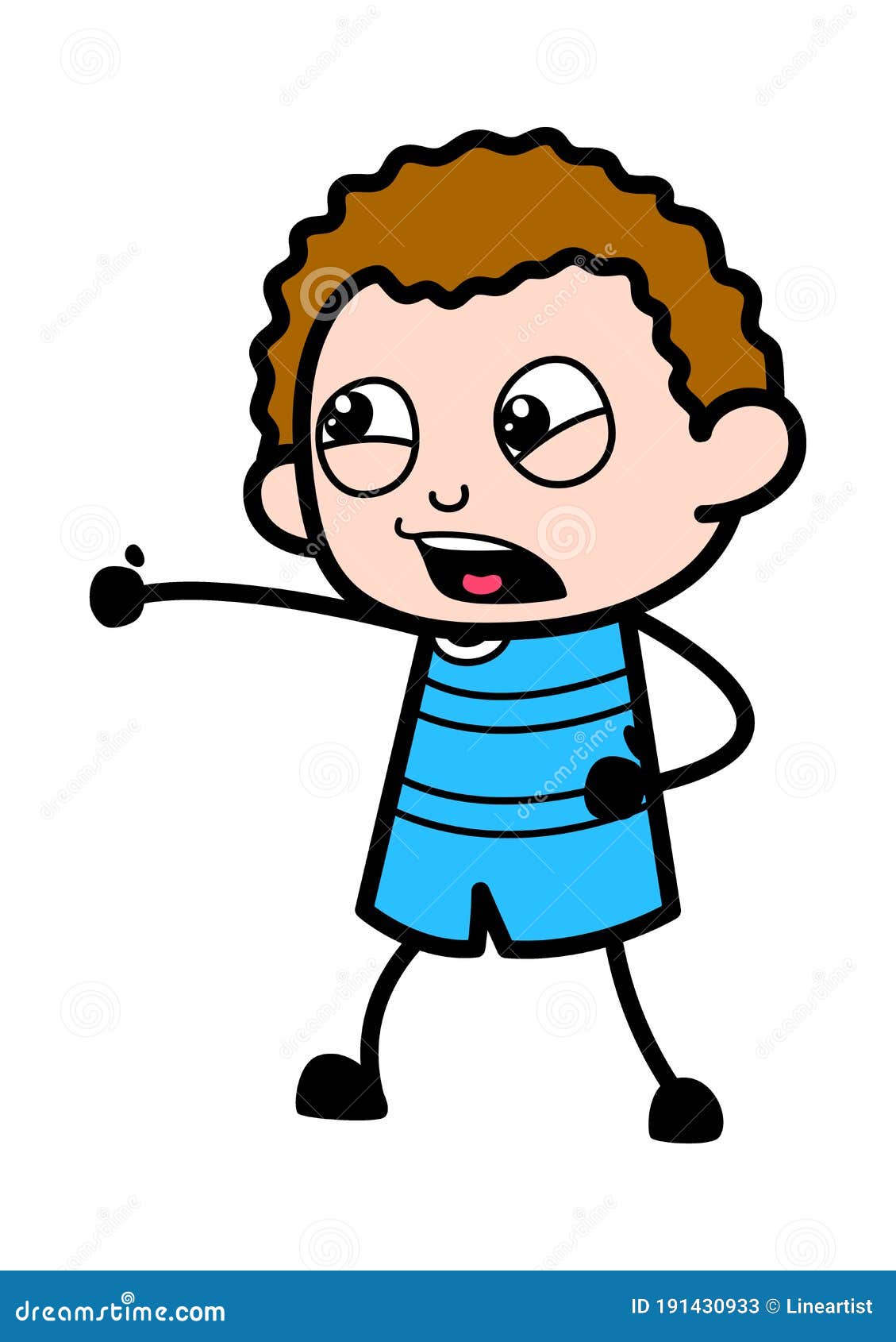 Frustrated Cartoon Kid Yelling Stock Illustration - Illustration of ...