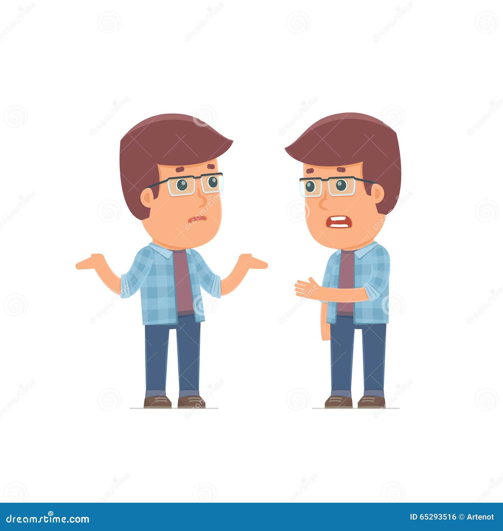 Frustrated Character Freelancer Can Not Help To Solve the Problem Stock ...