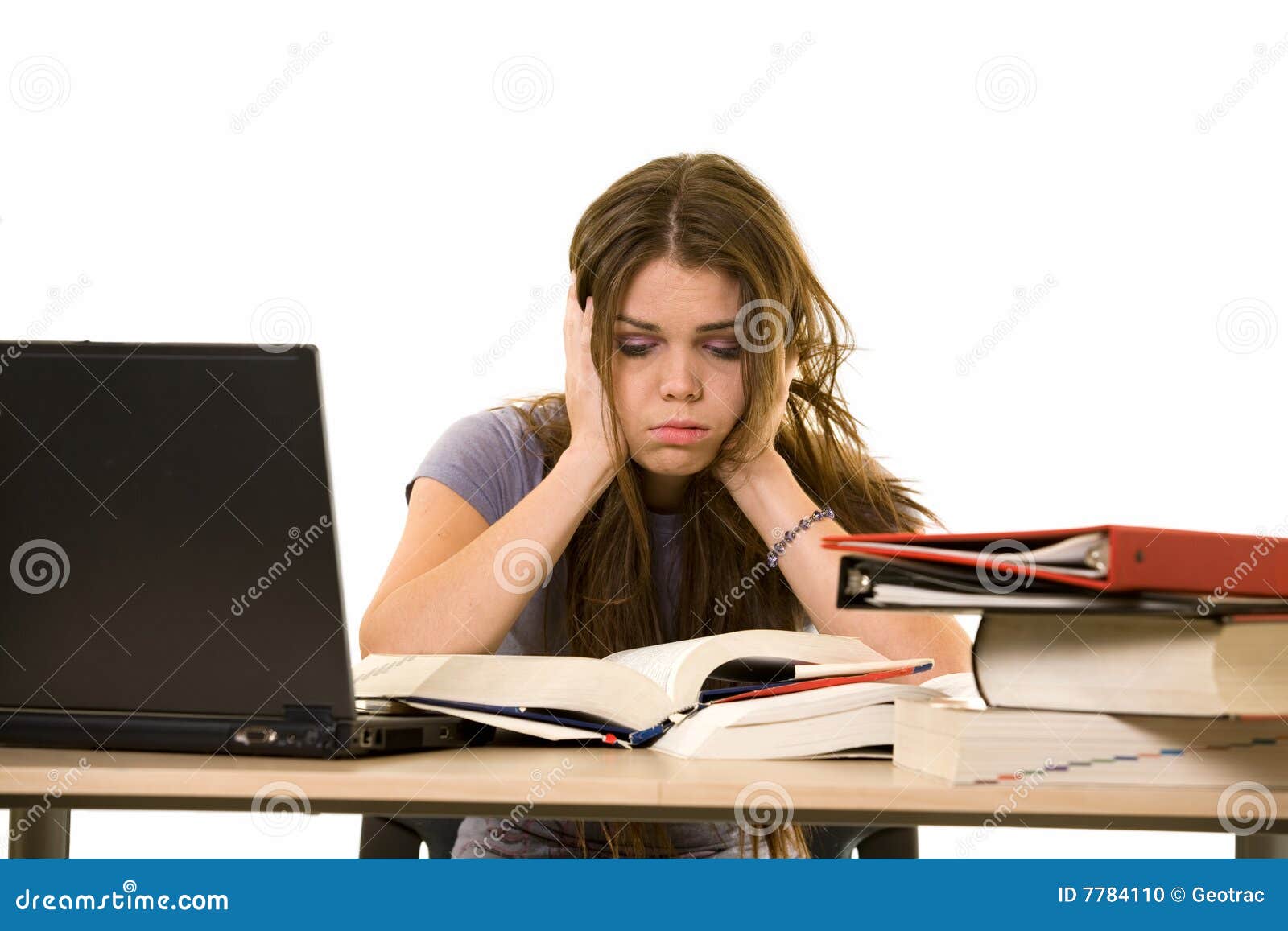 Frustrated college student stock photo. Image of college - 7784110