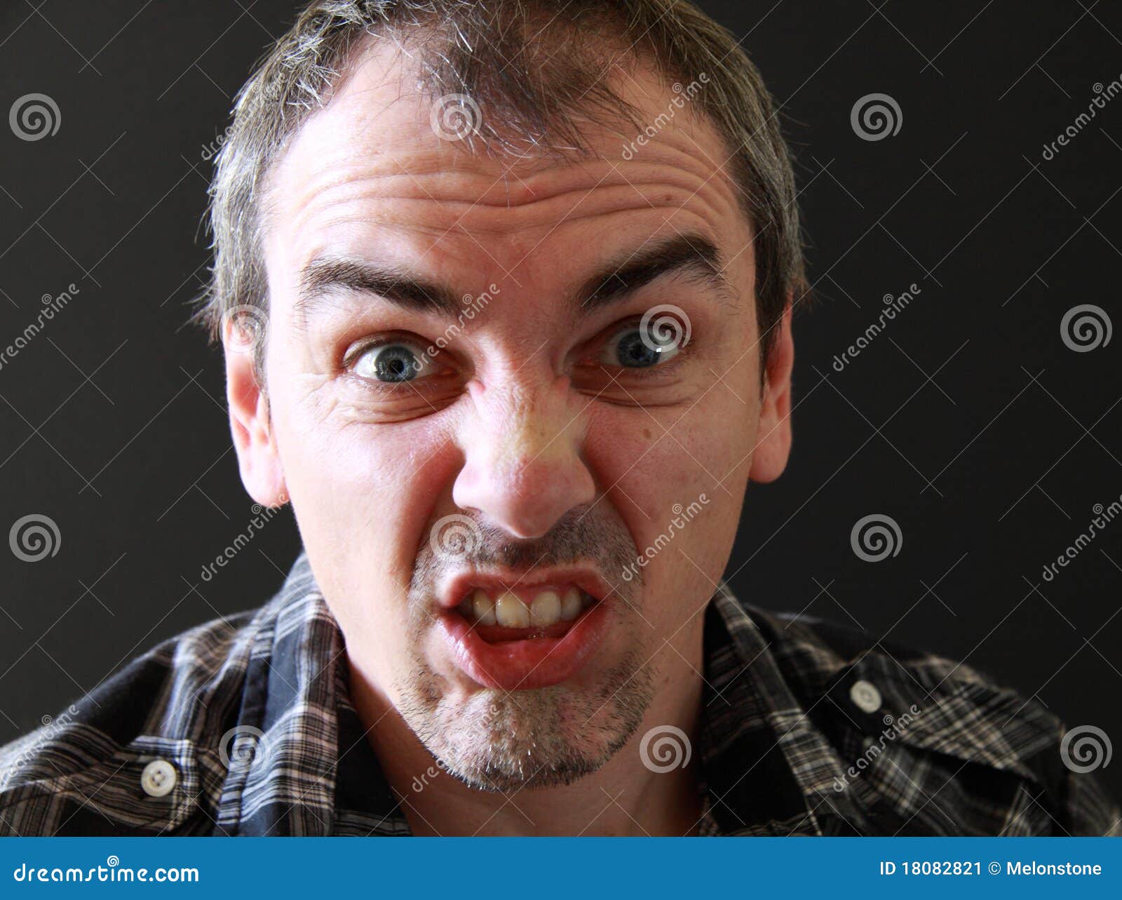 Frustrated Comic Expression Stock Image - Image of stubble, staring ...