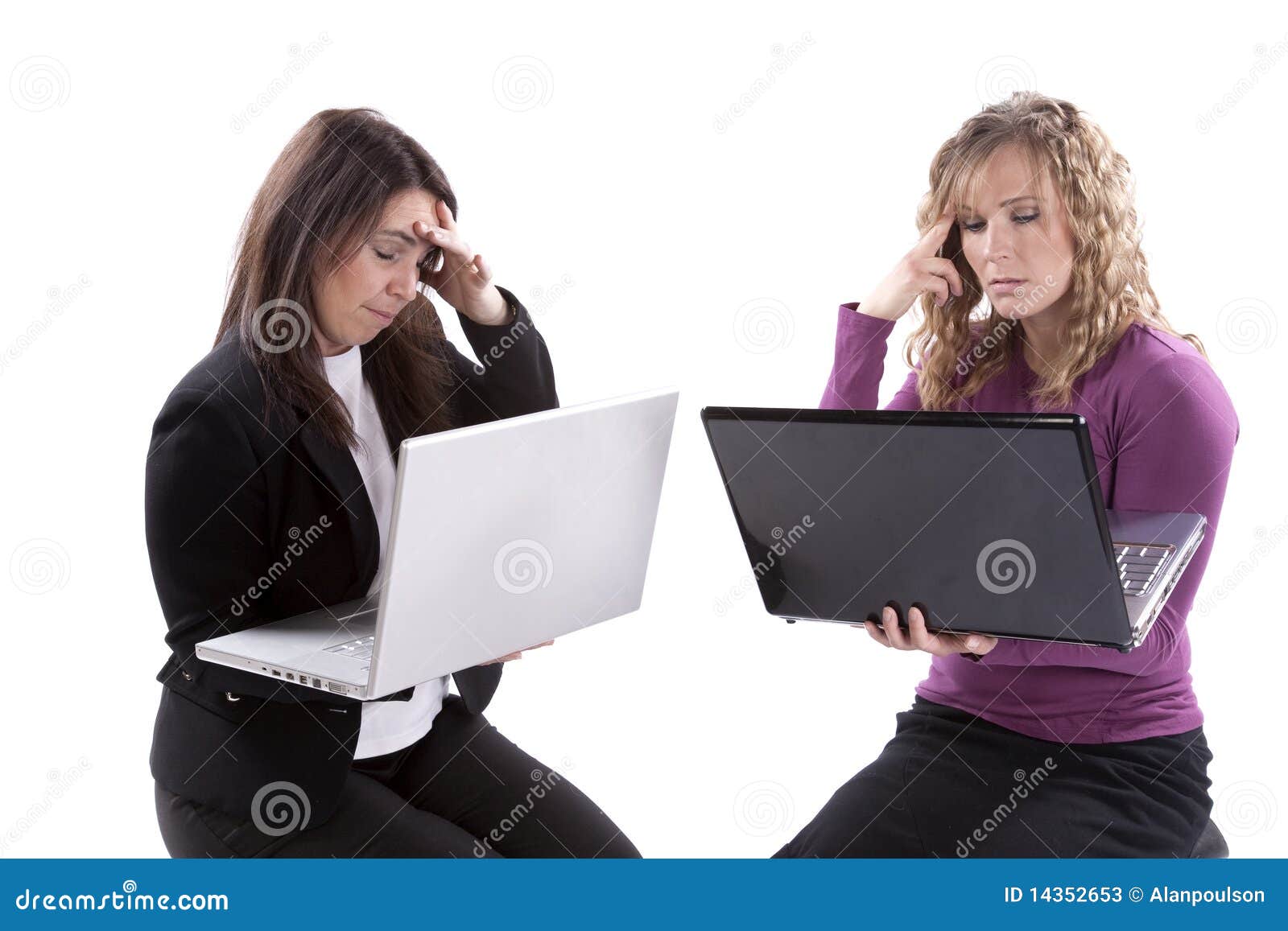 Frustrated with computer stock image. Image of frustration - 14352653